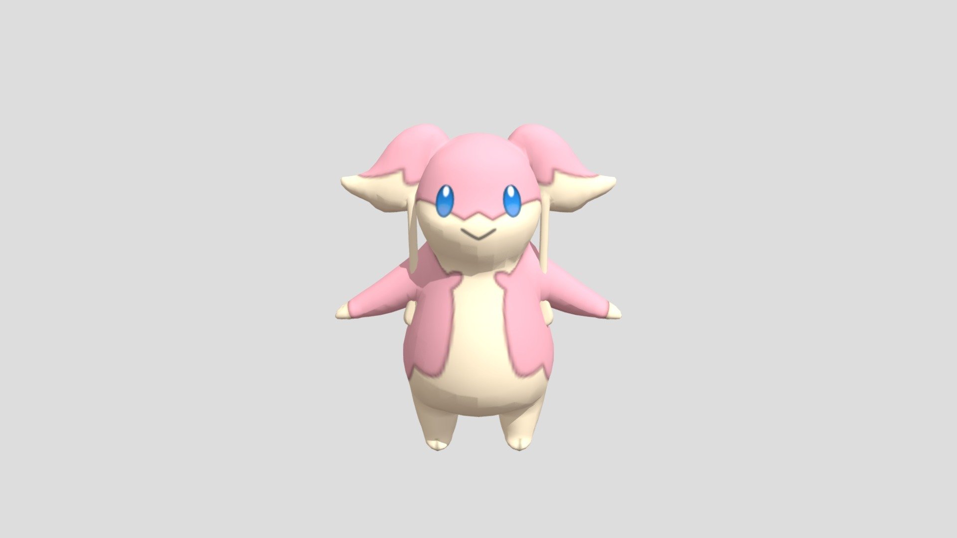 Audino - Download Free 3D model by Alexreyhurt [f81bbc2] - Sketchfab