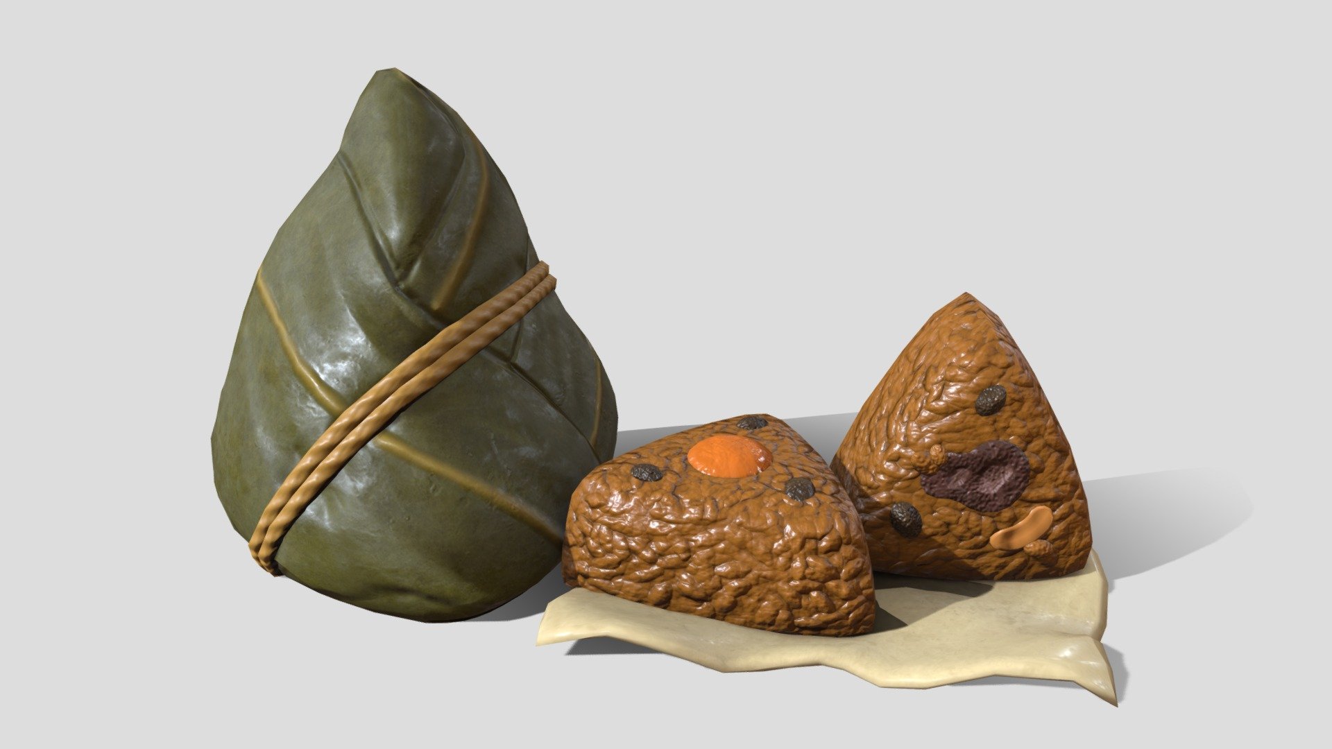 Rice Dumpling - 3D model by STB-TC [f81bc3c] - Sketchfab