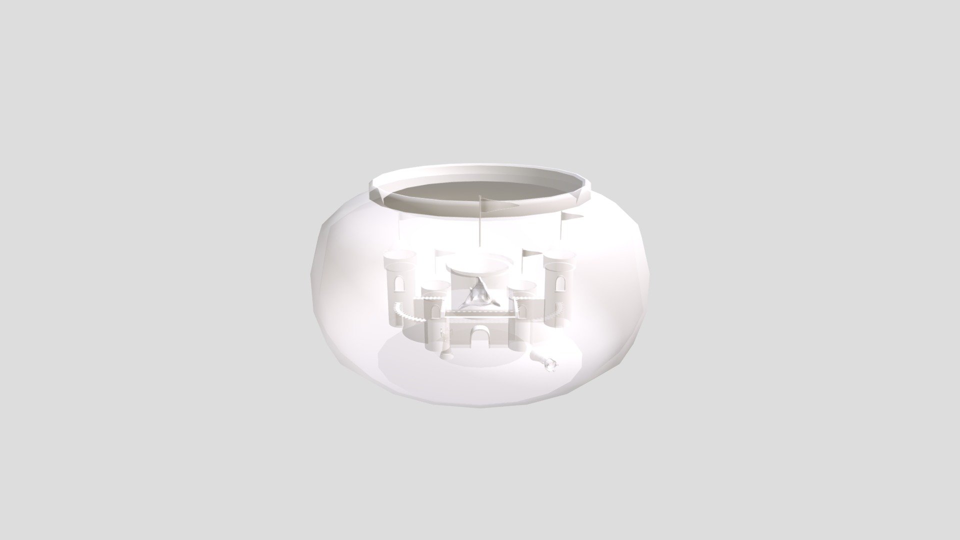 Fishbowl and Castle - Download Free 3D model by MrSweetly [f81c58b ...