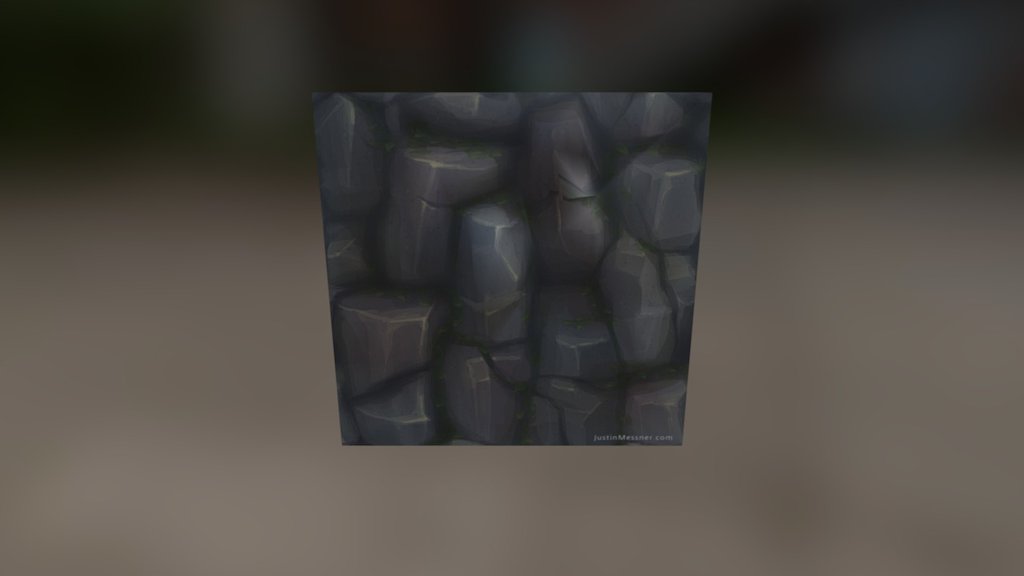 Rock Wall - 3D model by CelG [f81cda0] - Sketchfab