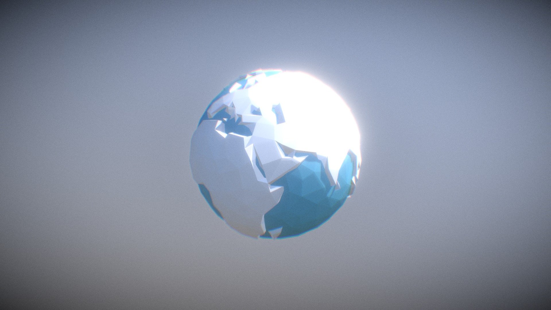 LowPoly Globe Anim - 3D model by ishbin [f81d0ca] - Sketchfab