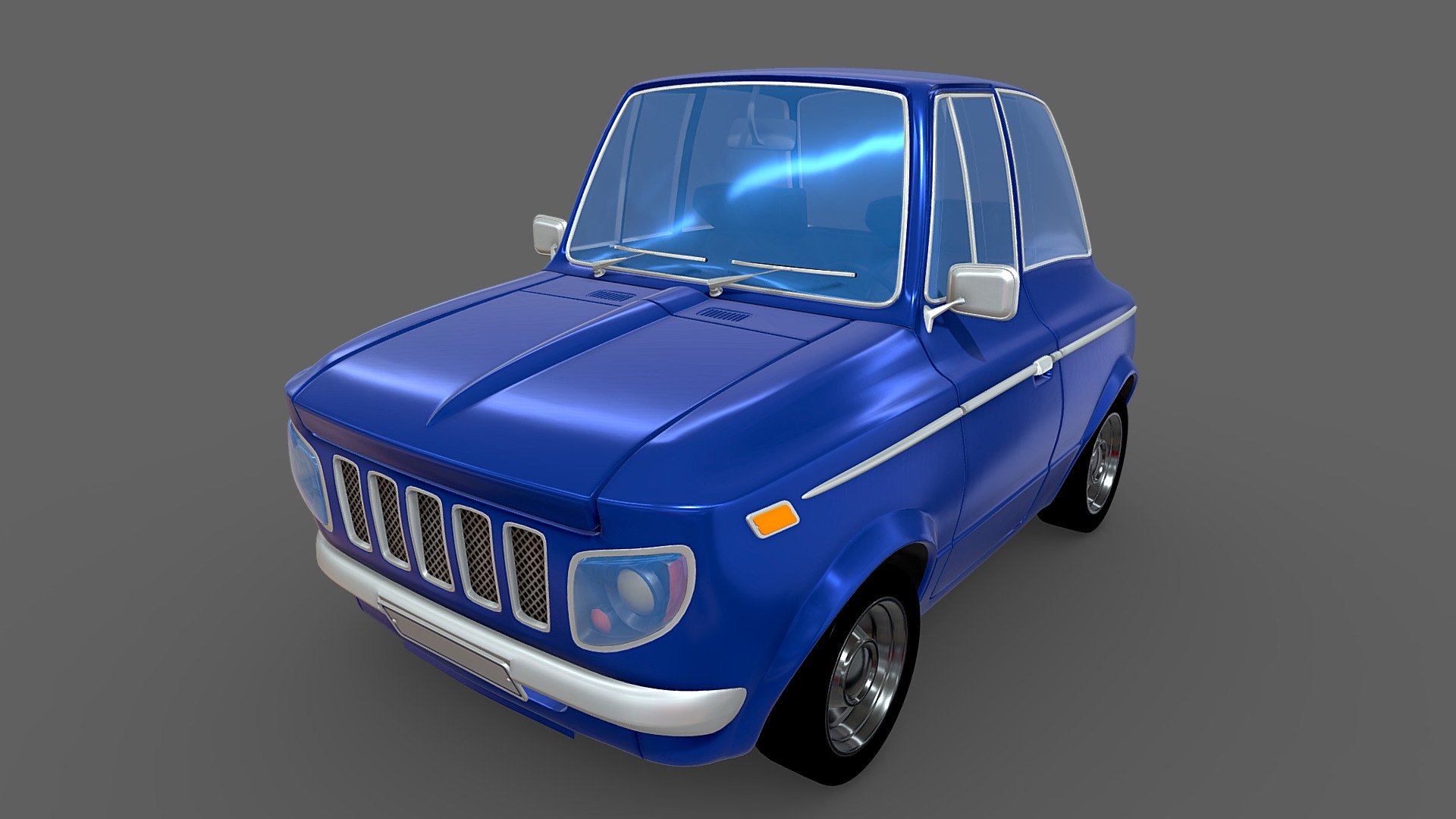 car Blue - Buy Royalty Free 3D model by ostrich (@gohean33) [f81ec94 ...
