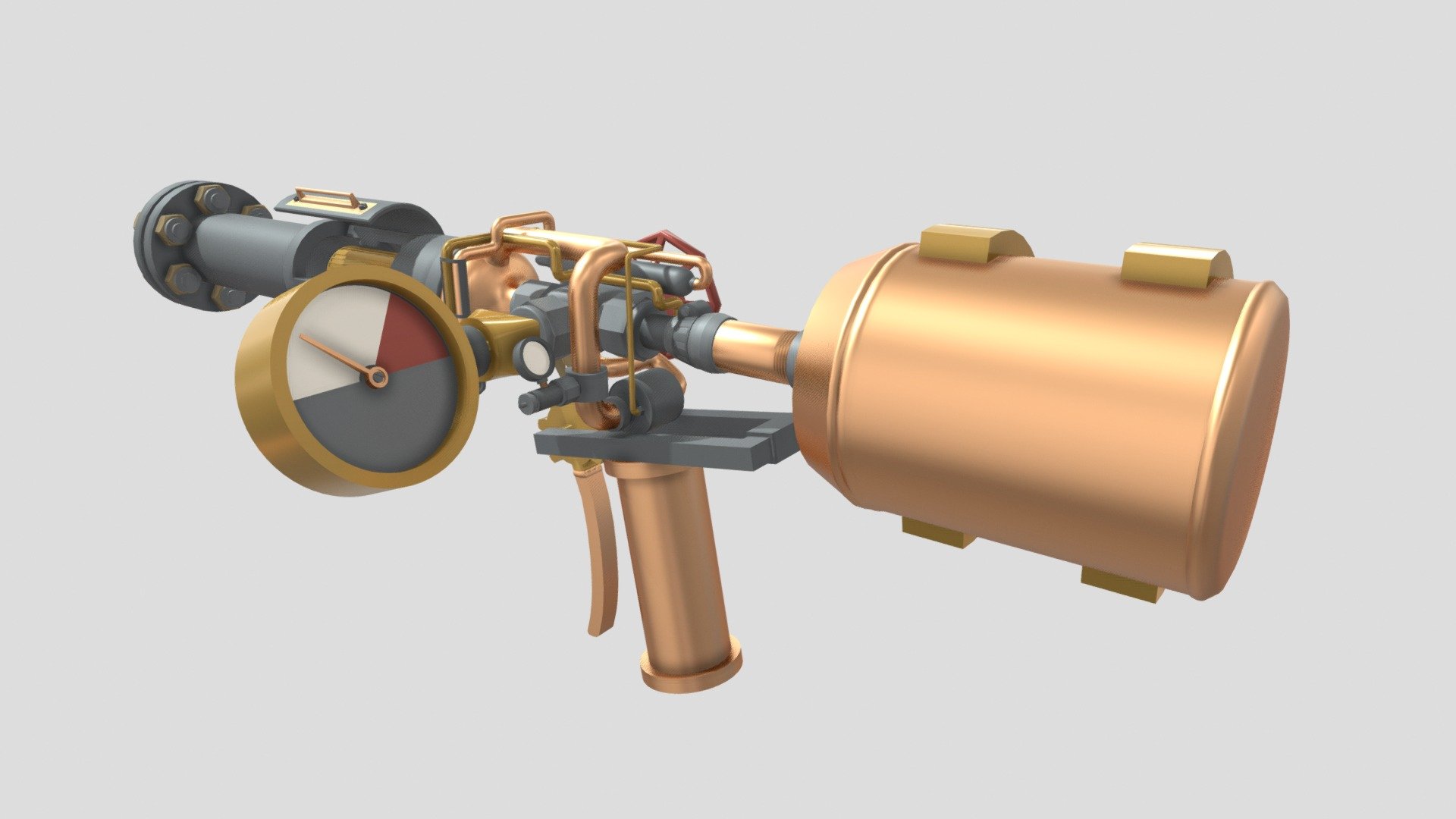 Pipe Revolver (W.I.P) - Download Free 3D model by Varntex [f81f0ad ...