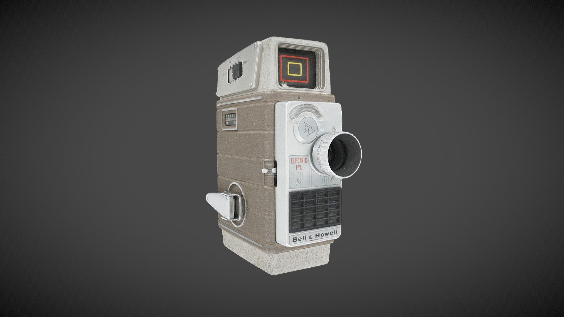 Bell & Howell Cine Camera - 3D model by Images Drone Haute Précision ...