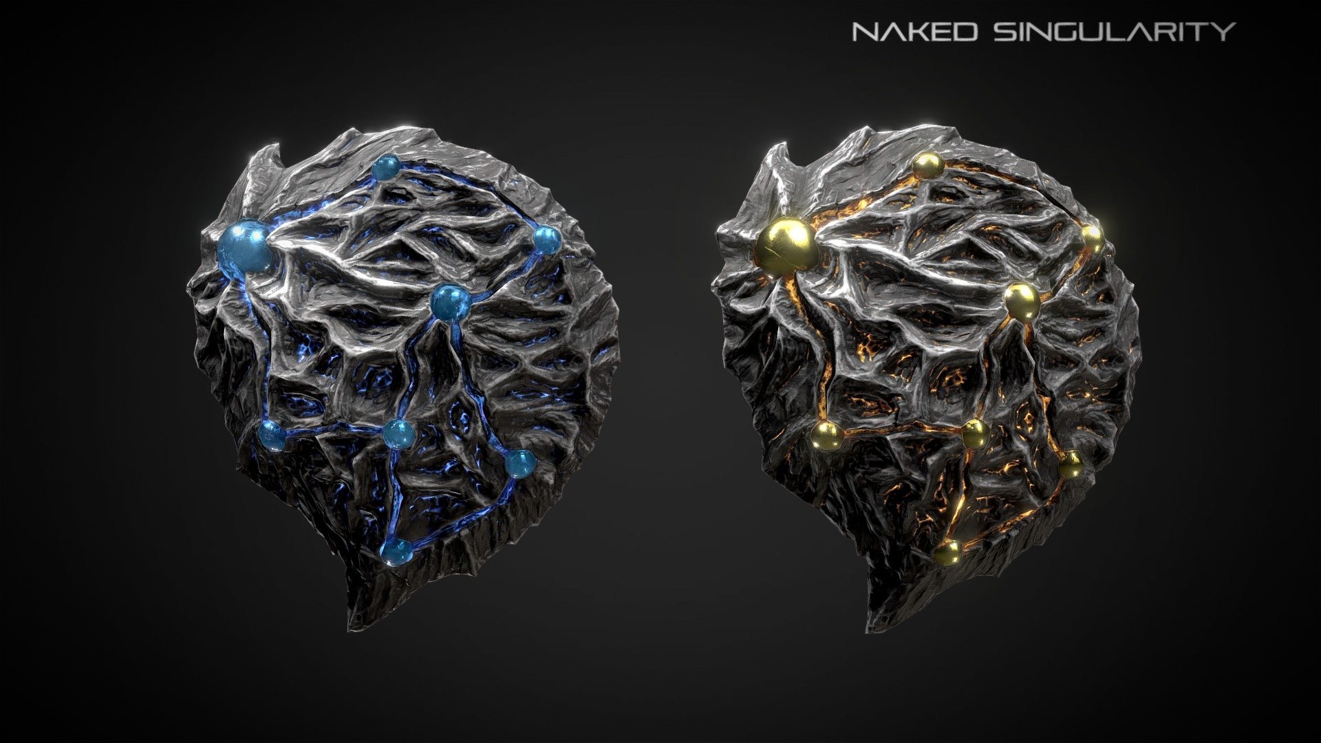 Meteor shield | Medieval dark fantasy weapon - Buy Royalty Free 3D model by Naked Singularity ...