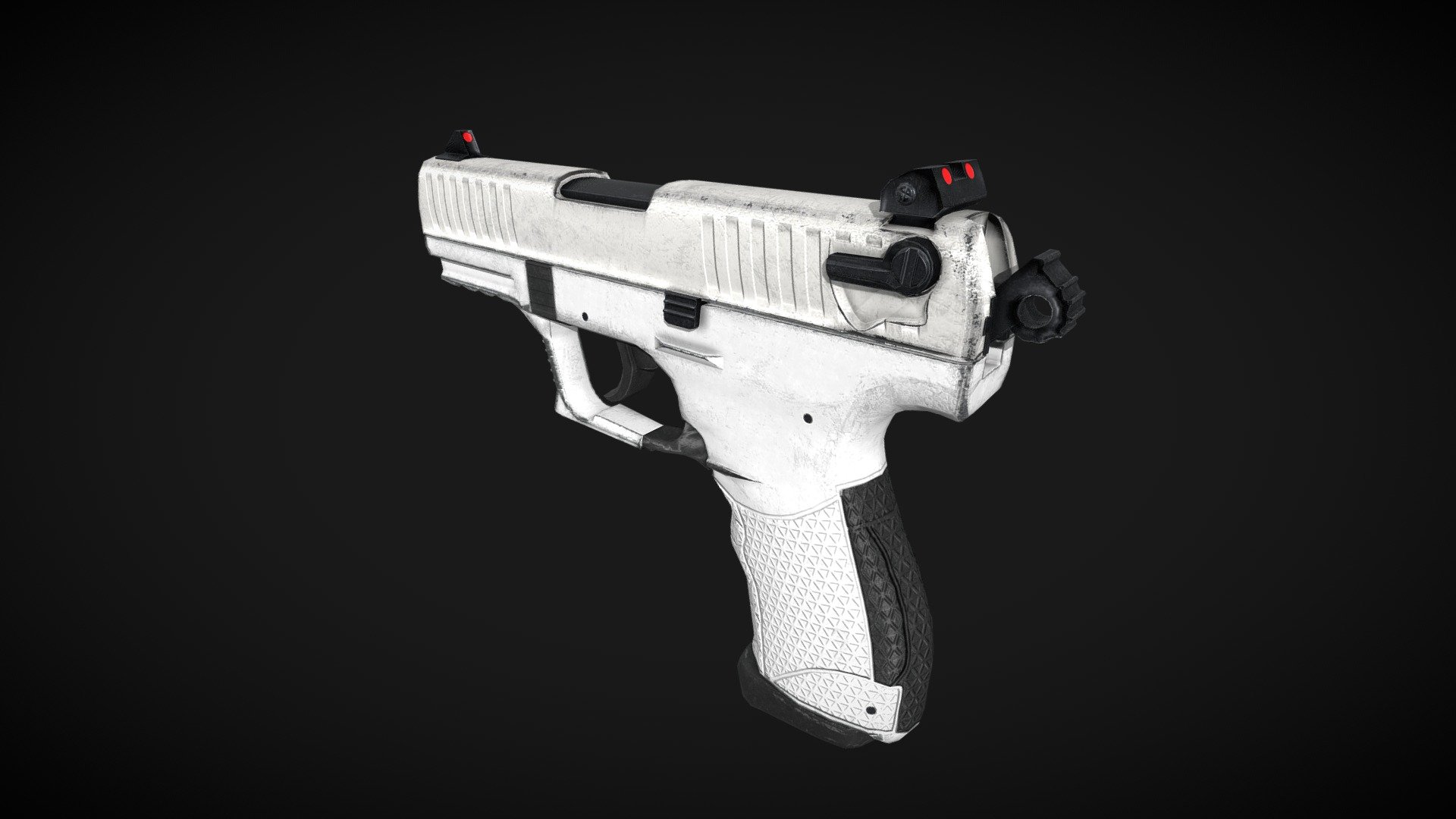 P22 - Sci-Fi Pistol - Game Optimized - Buy Royalty Free 3D model by ...