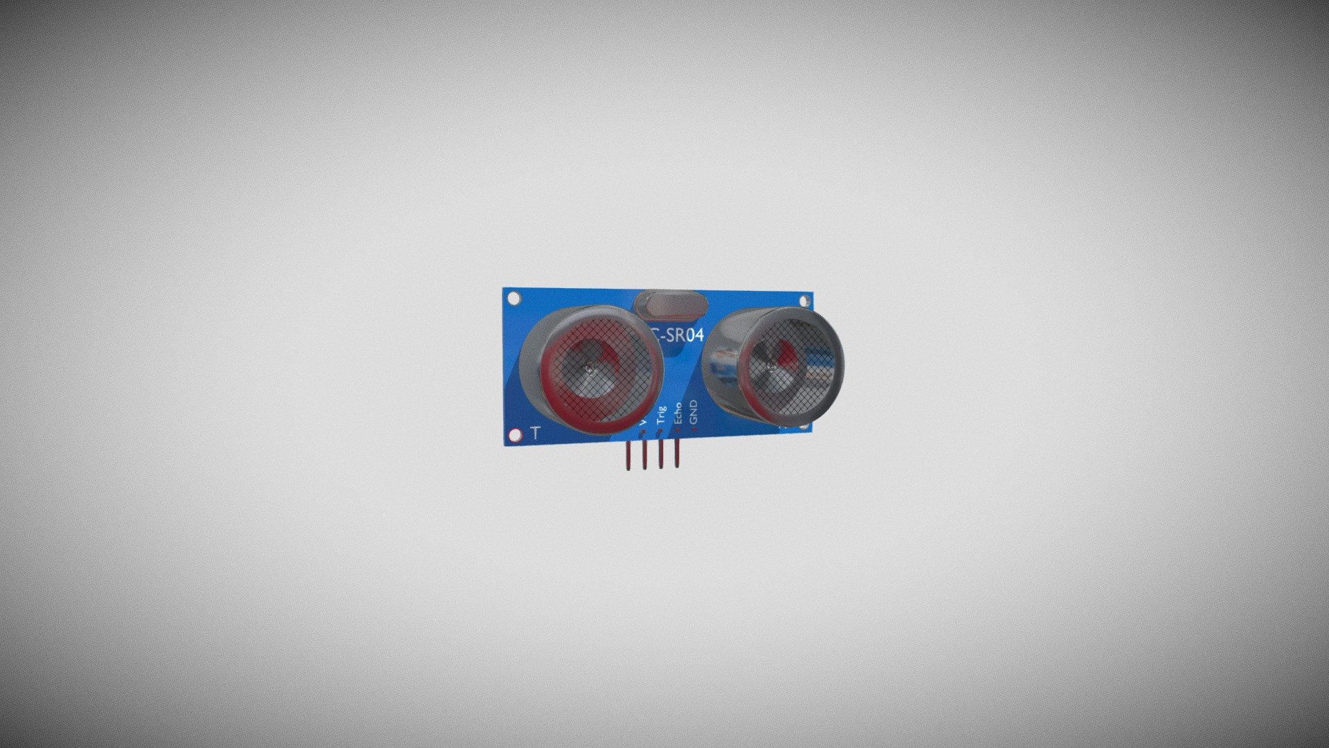 Sensor de Distância Ultrassônico - Download Free 3D model by Robótica ...