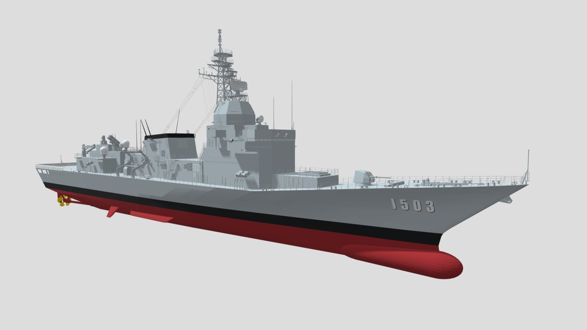 試験艦やよい(Auxiliary Ship Experiment) - 3D model by YumeMaizuruMfg ...