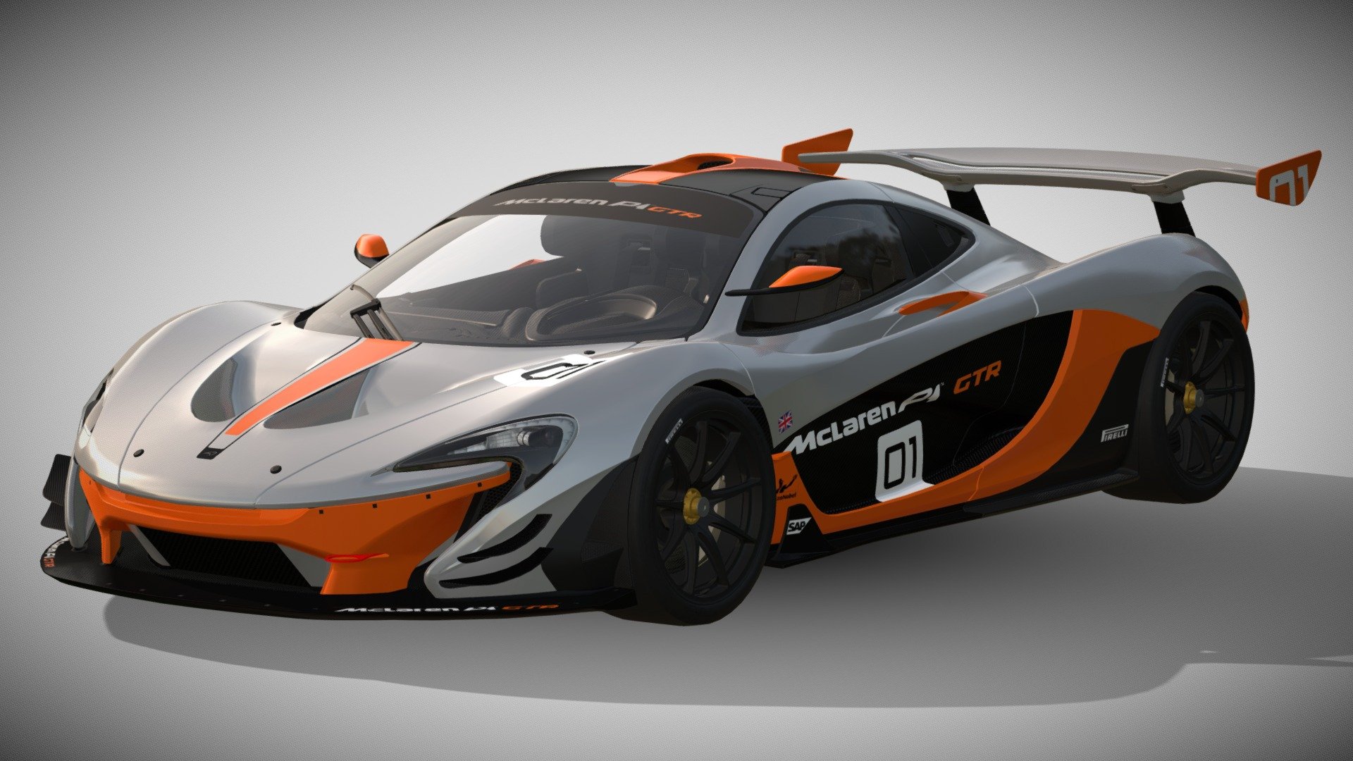 2014 McLaren P1 GTR Concept - Download Free 3D model by Ddiaz Design (@ddiaz-design) [f822b82 ...