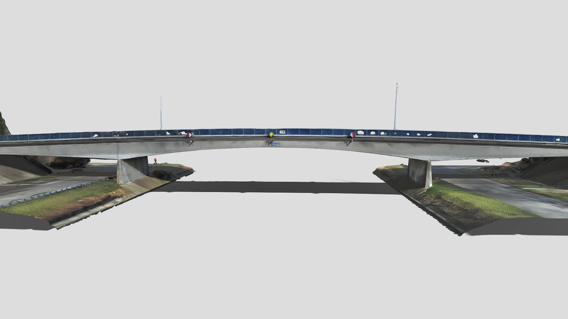 3D Bridge Model of Langegembrug - Download Free 3D model by erkki ...