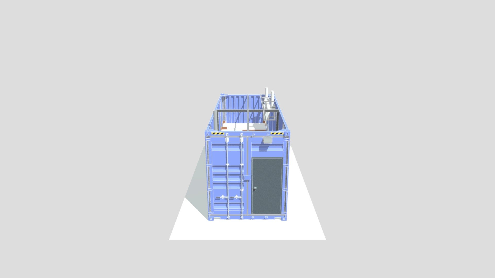 20ft container - 3D model by Mykhailo Kozlovskyi (@3dmk3d) [f825282 ...