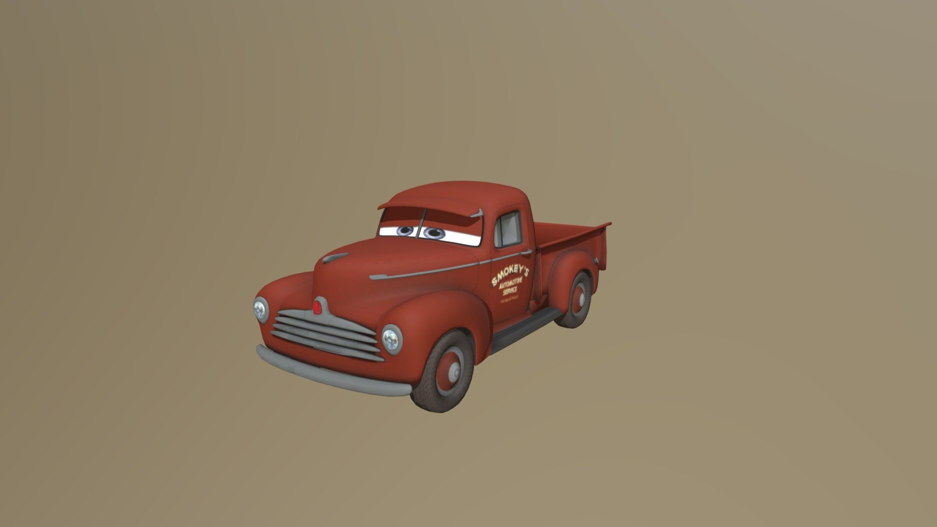 Smokey - Download Free 3D model by Cars (@Carspix) [f82531a] - Sketchfab