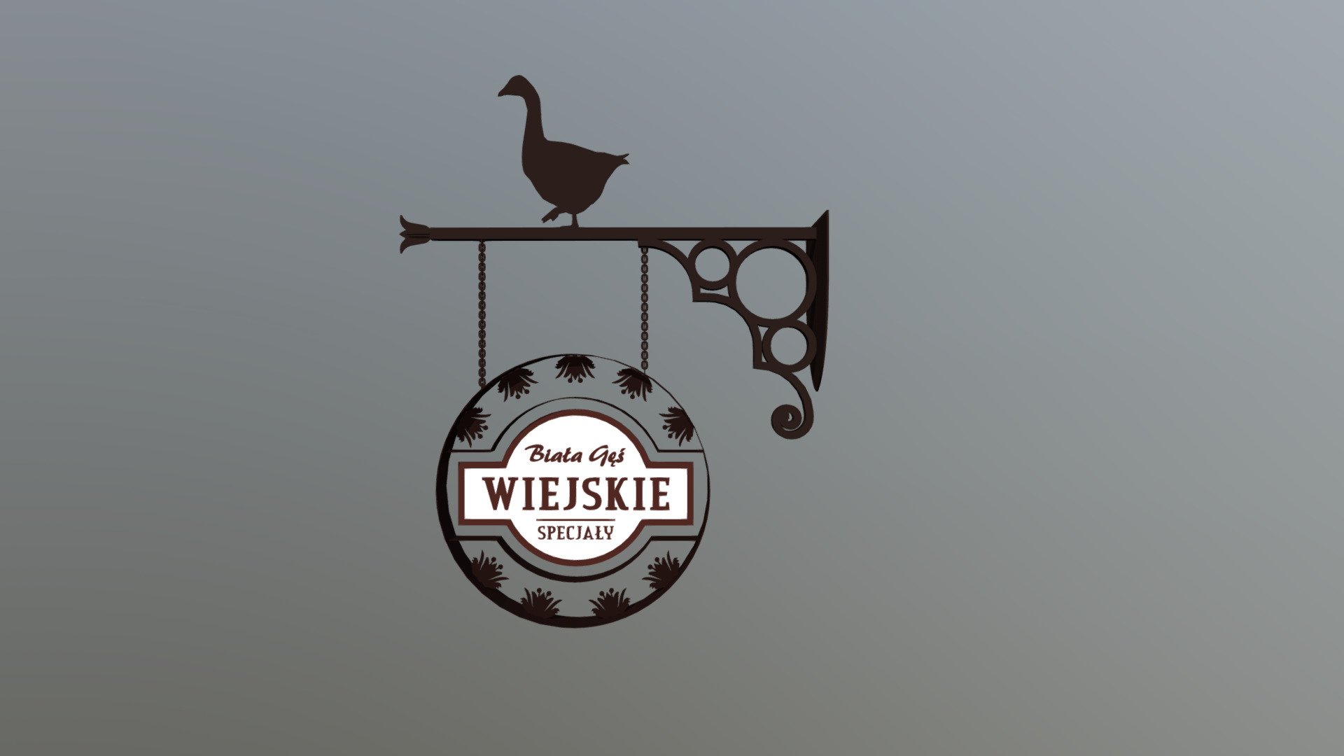 Szyld Simple - 3D model by karak.studio (@karak.studio.draft) [f825fc1] - Sketchfab