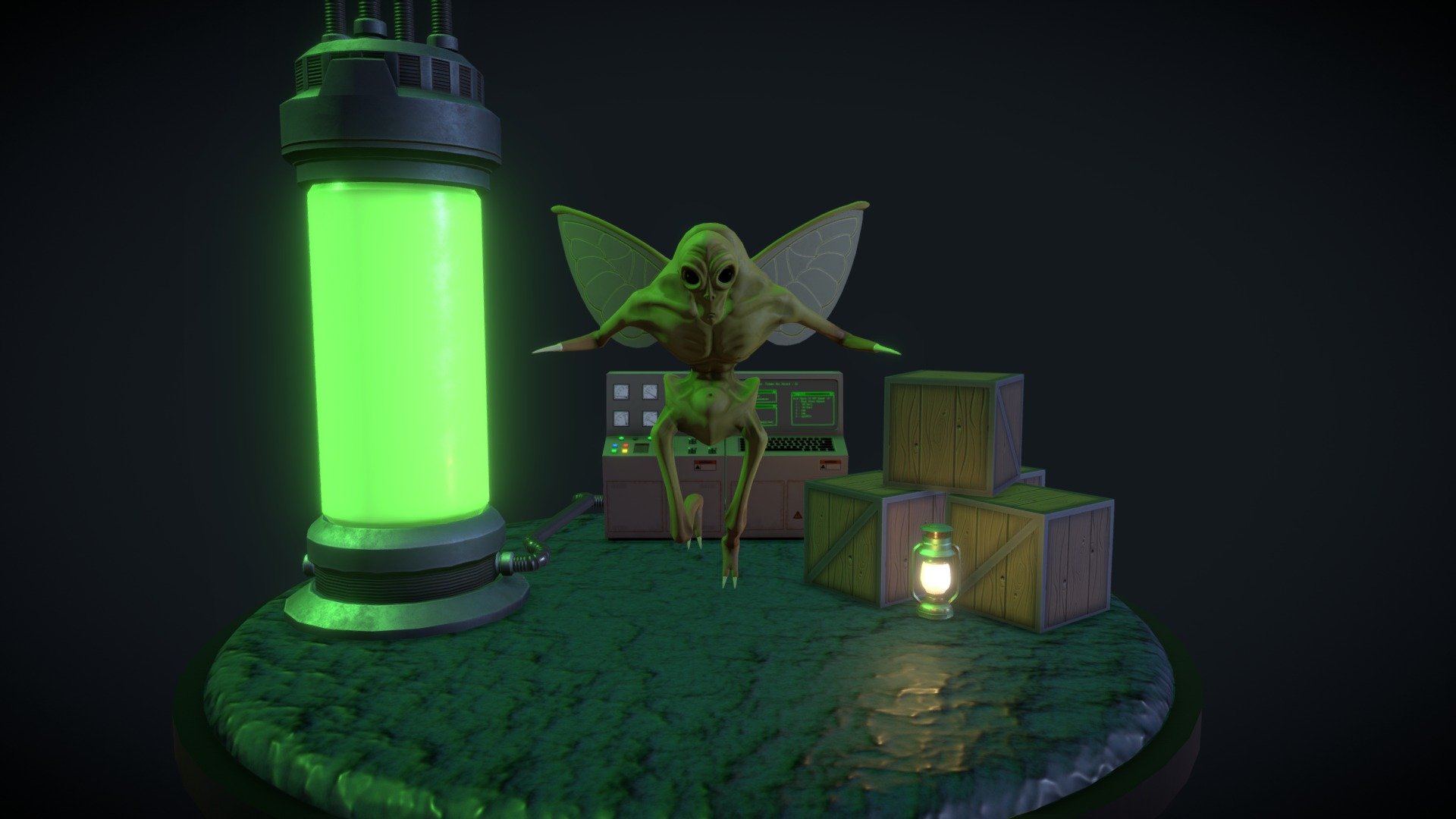 Experiment - Bug Creature - 3D model by ErickCG [f82830f] - Sketchfab