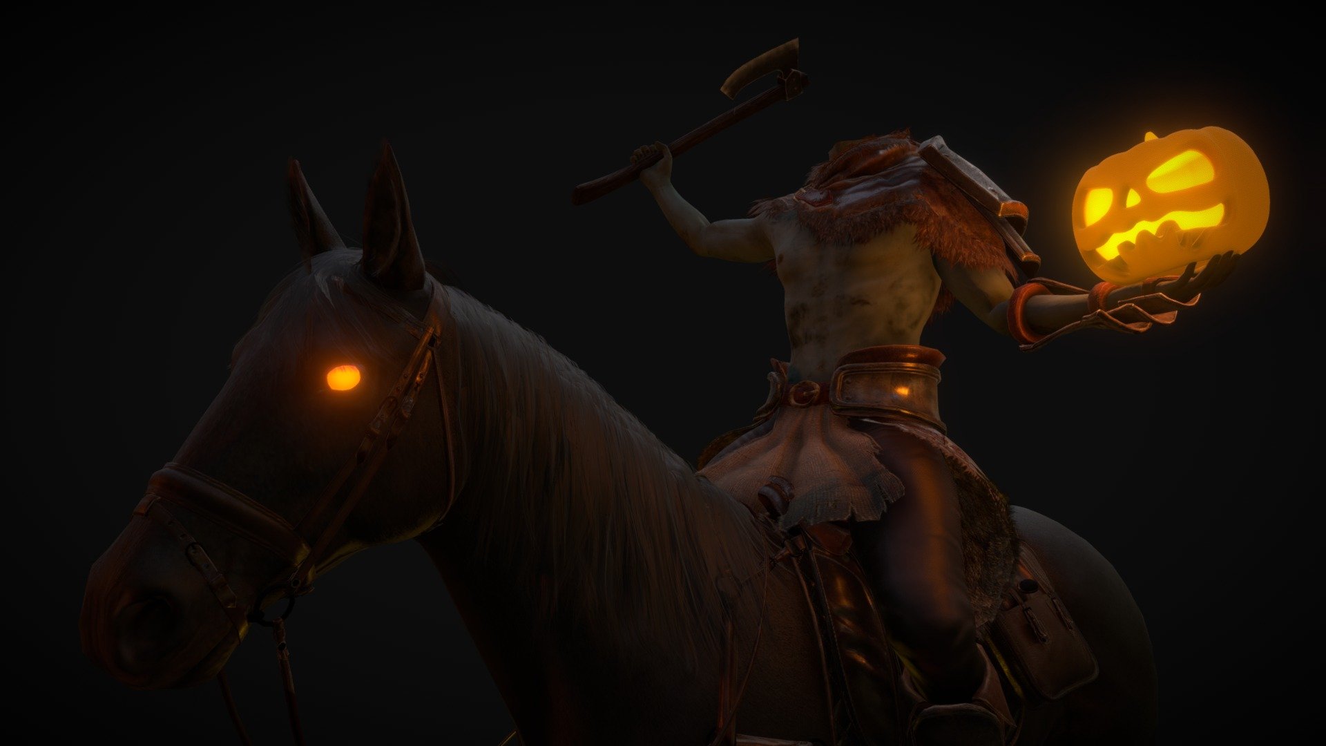 headless horse man - Buy Royalty Free 3D model by Samad.Ahmed [f82c1a2 ...