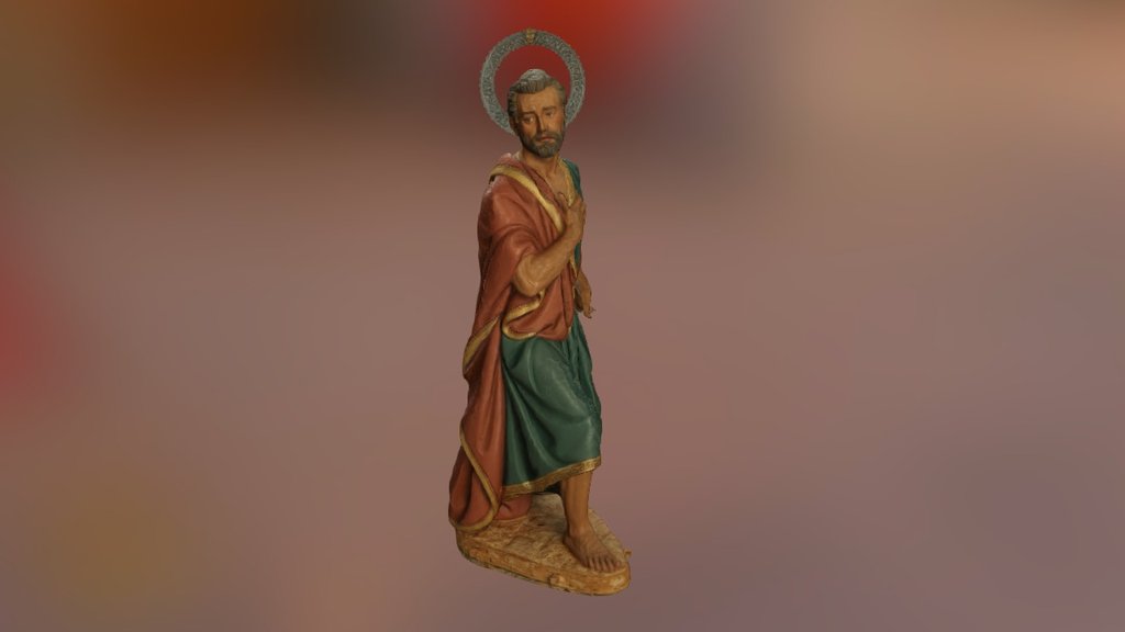 San pedro. La Negación de San Pedro. Hellín - 3D model by deedee2 ...