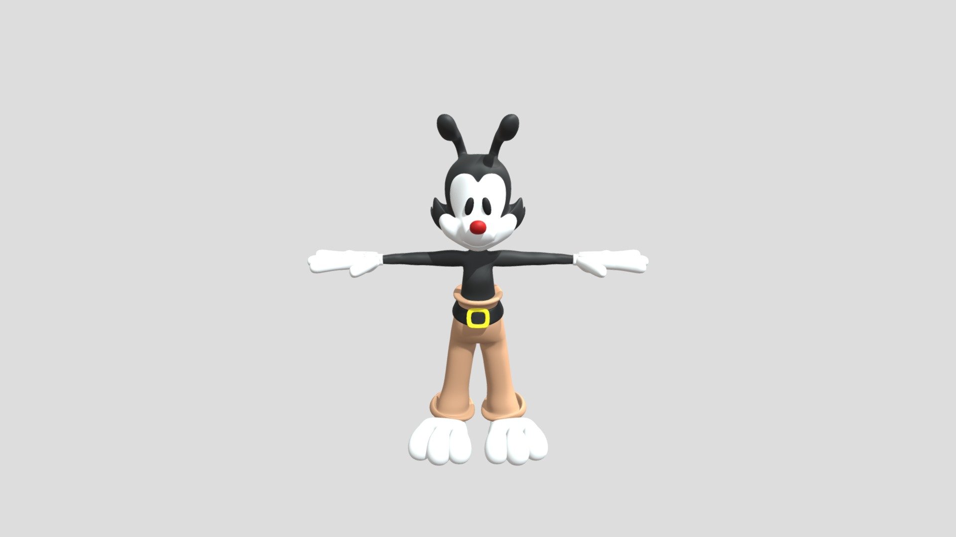 Yakko Warner - Download Free 3D model by MODEZS1 [f832876] - Sketchfab