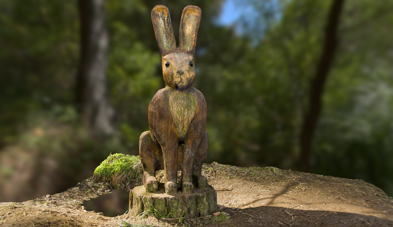 The Scary Hare at Faringdon Folly - 3D model by public-art.uk [f8328d6 ...