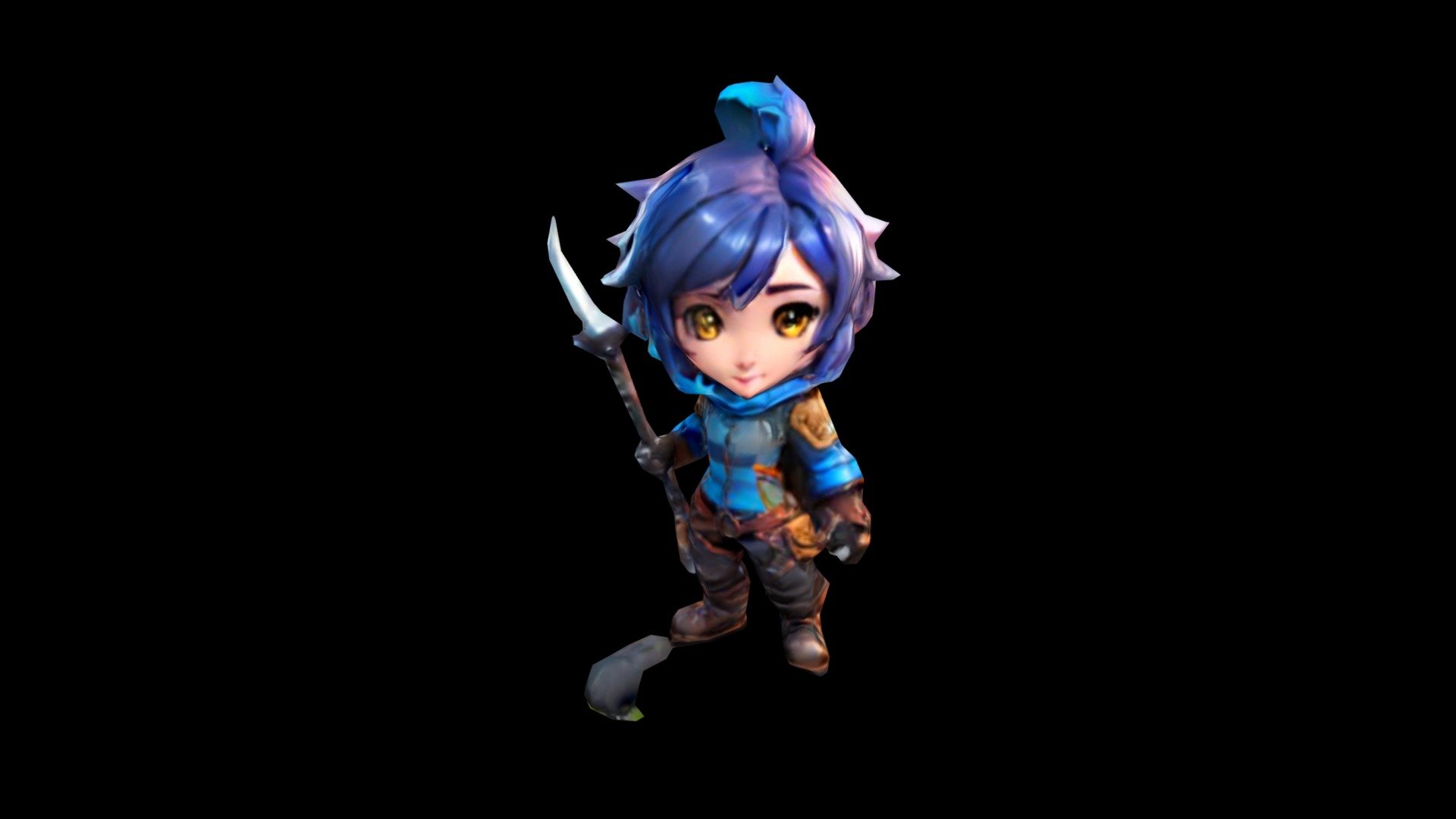 RPG Character Delightful Appearance in Colorful - Download Free 3D ...