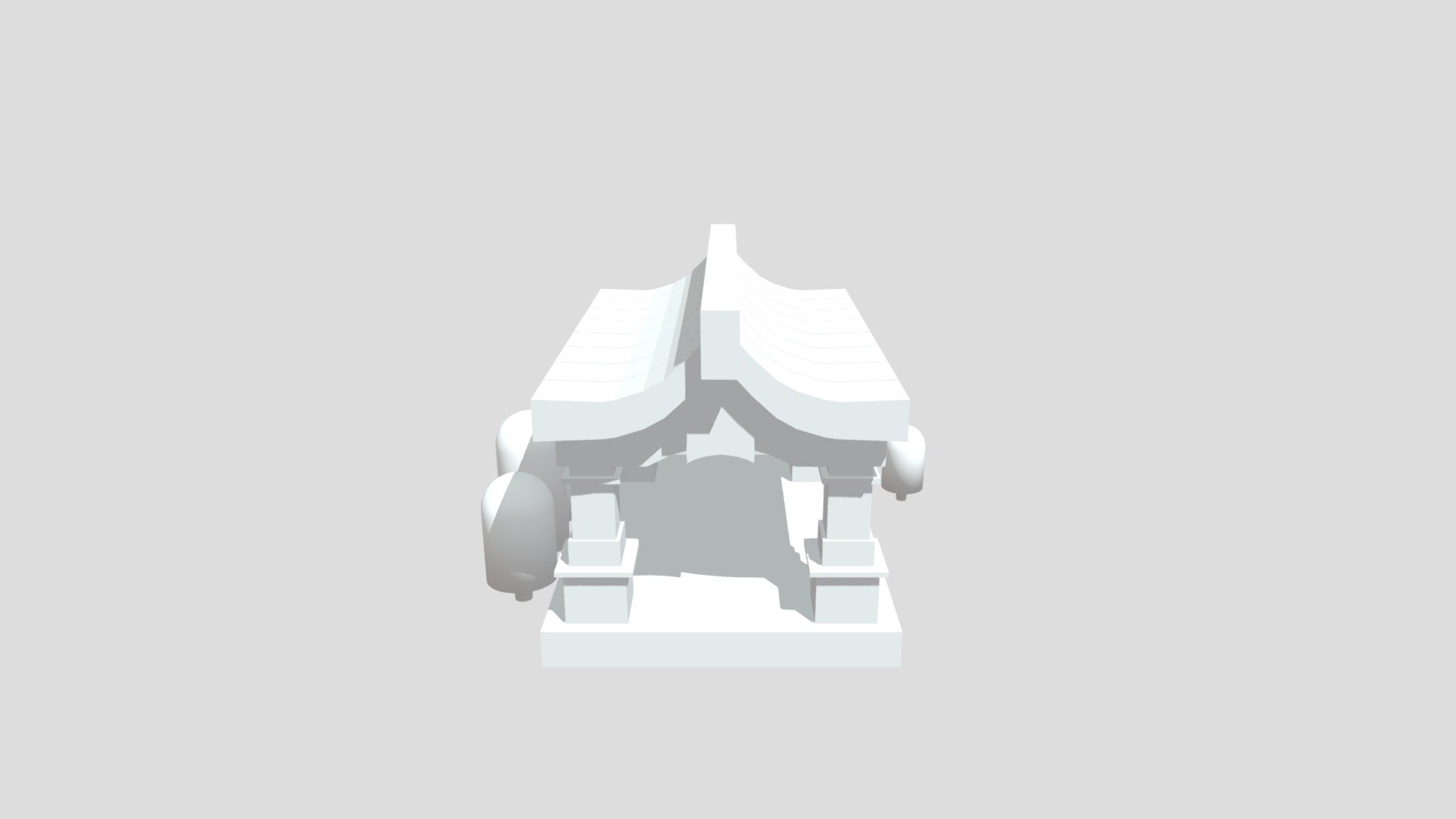 Low Poly Temple - 3D model by akalamf14 [f834a5b] - Sketchfab