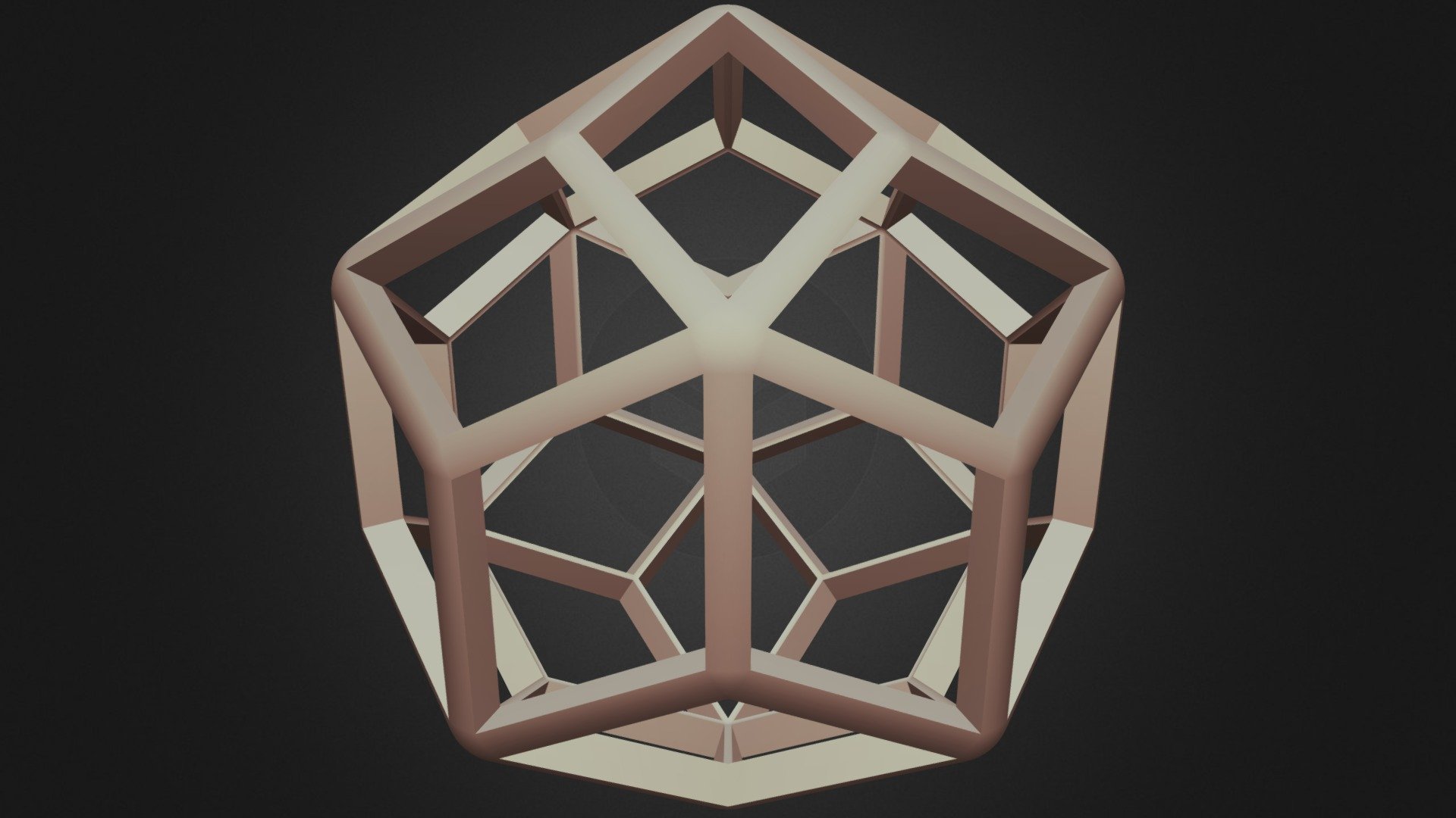 Wireframe Shape Rhombic Triacontahedron - Buy Royalty Free 3D model by ...