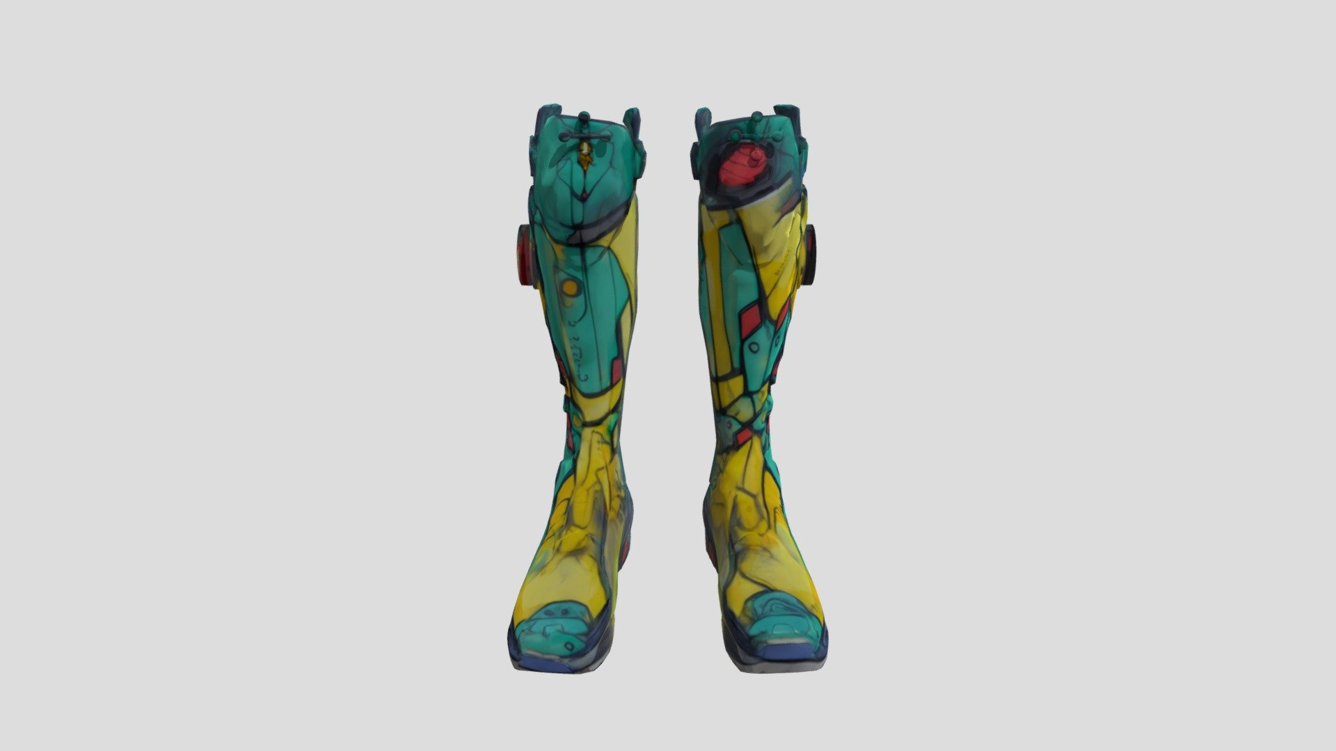 Moon Boots QPZM - Download Free 3D model by MLAB [f836ee8] - Sketchfab