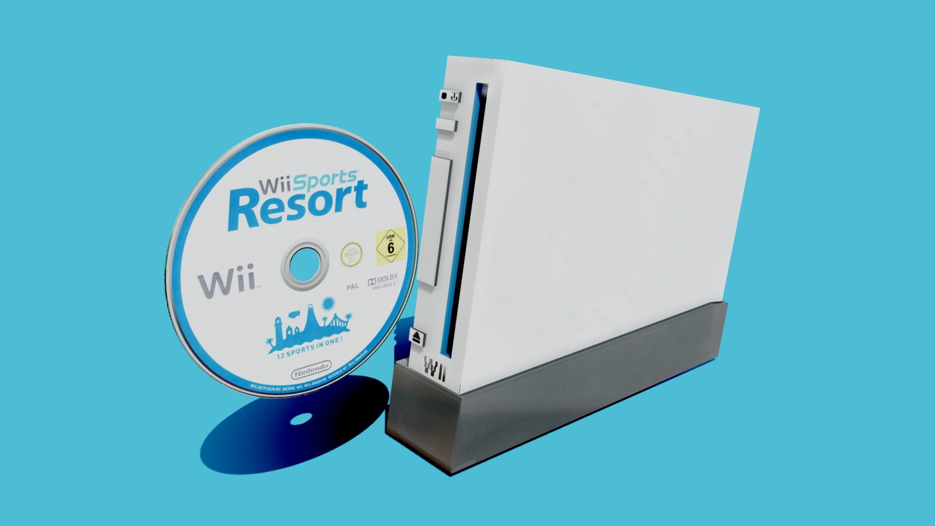 Nintendo Wii - Download Free 3D model by Artbor [f83822d] - Sketchfab