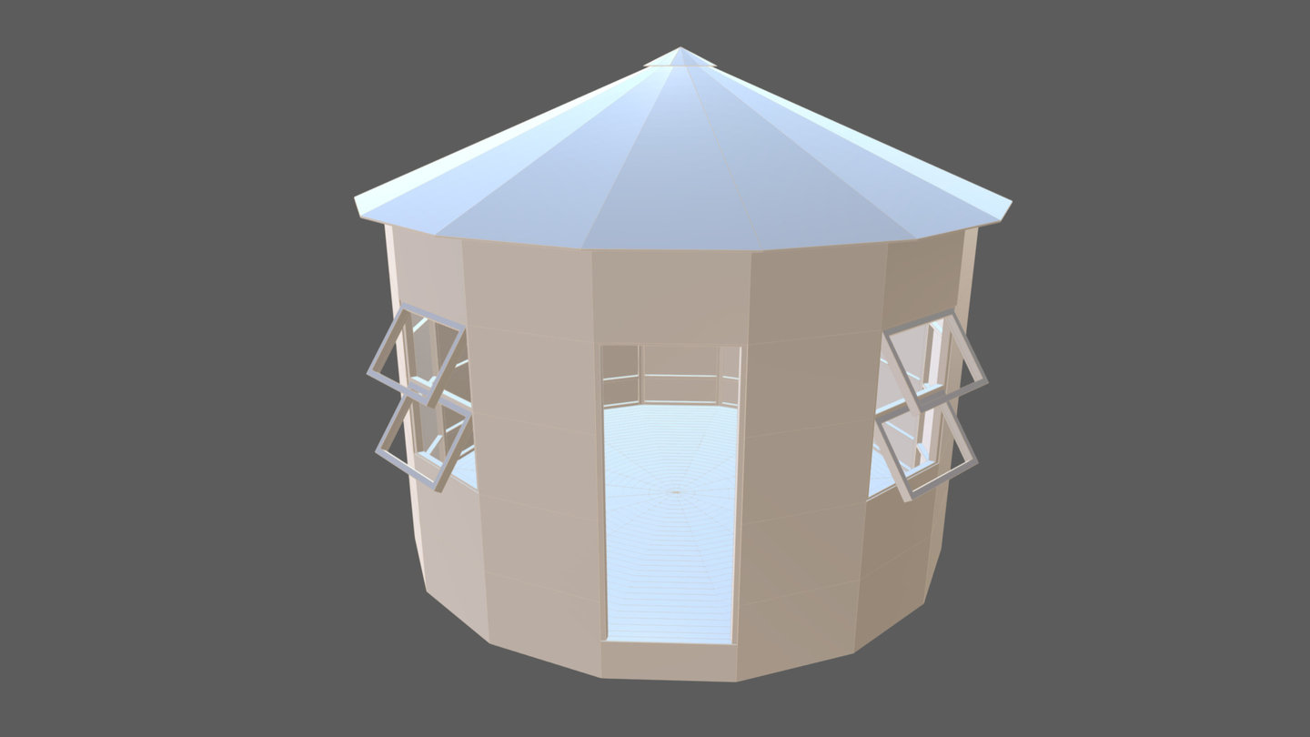 Rustic Rondavel (SSF) - 3D model by hearteco [f839057] - Sketchfab