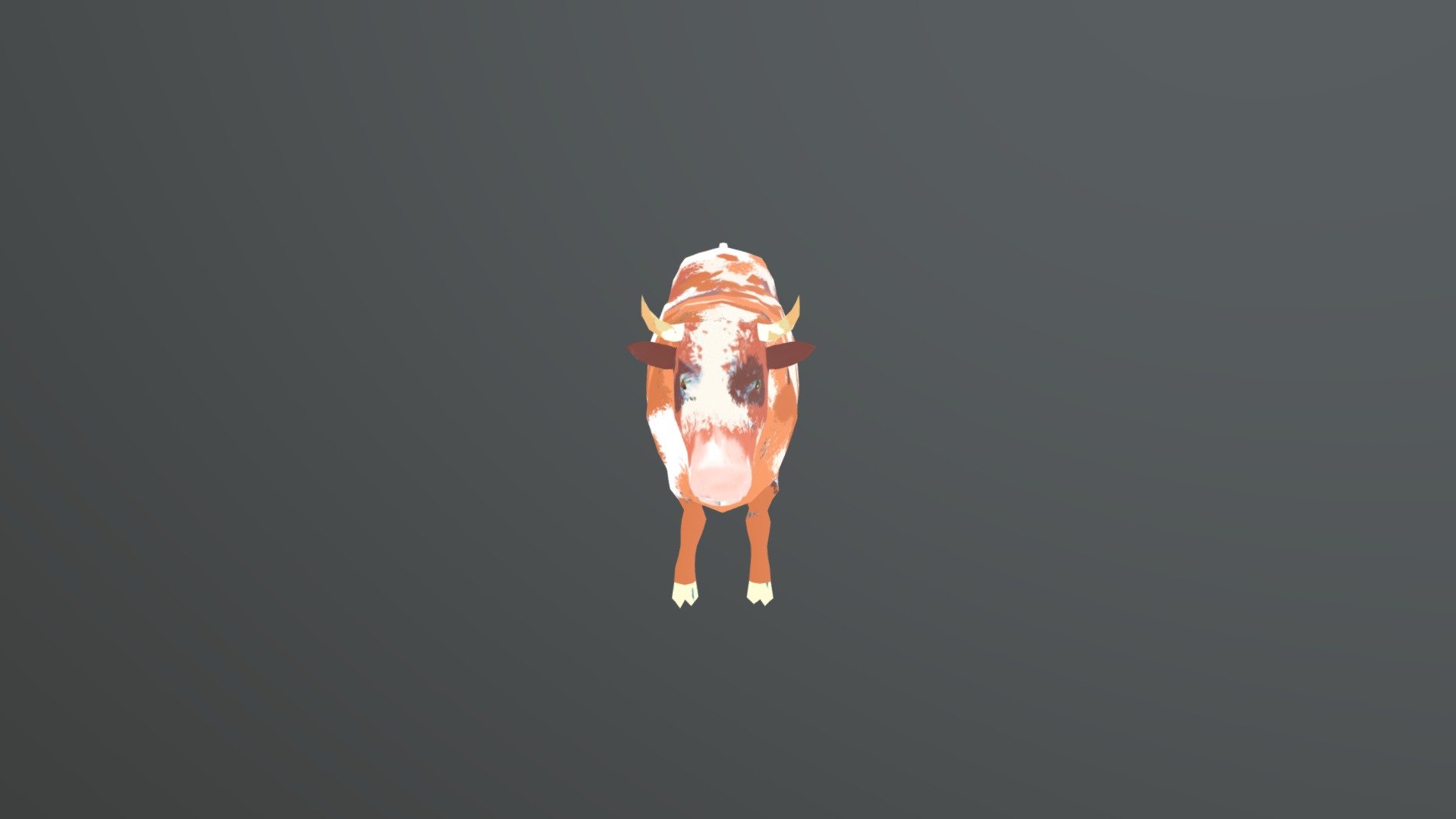 Cow Walk My First Practice Animation - 3D model by plumn [f839673 ...
