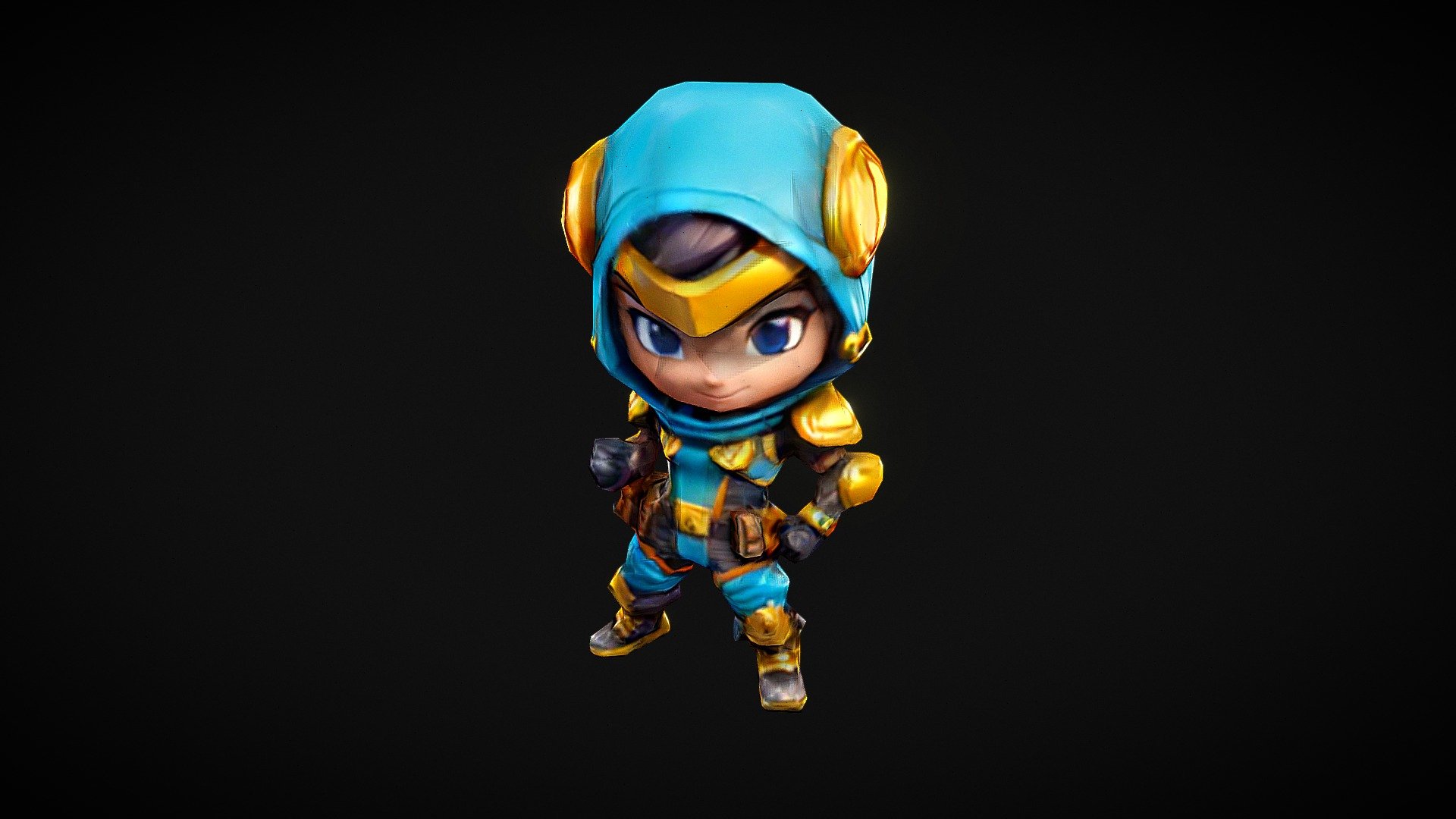 "Champion Fighter" - Download Free 3D model by klrxyz [f83bb05] - Sketchfab