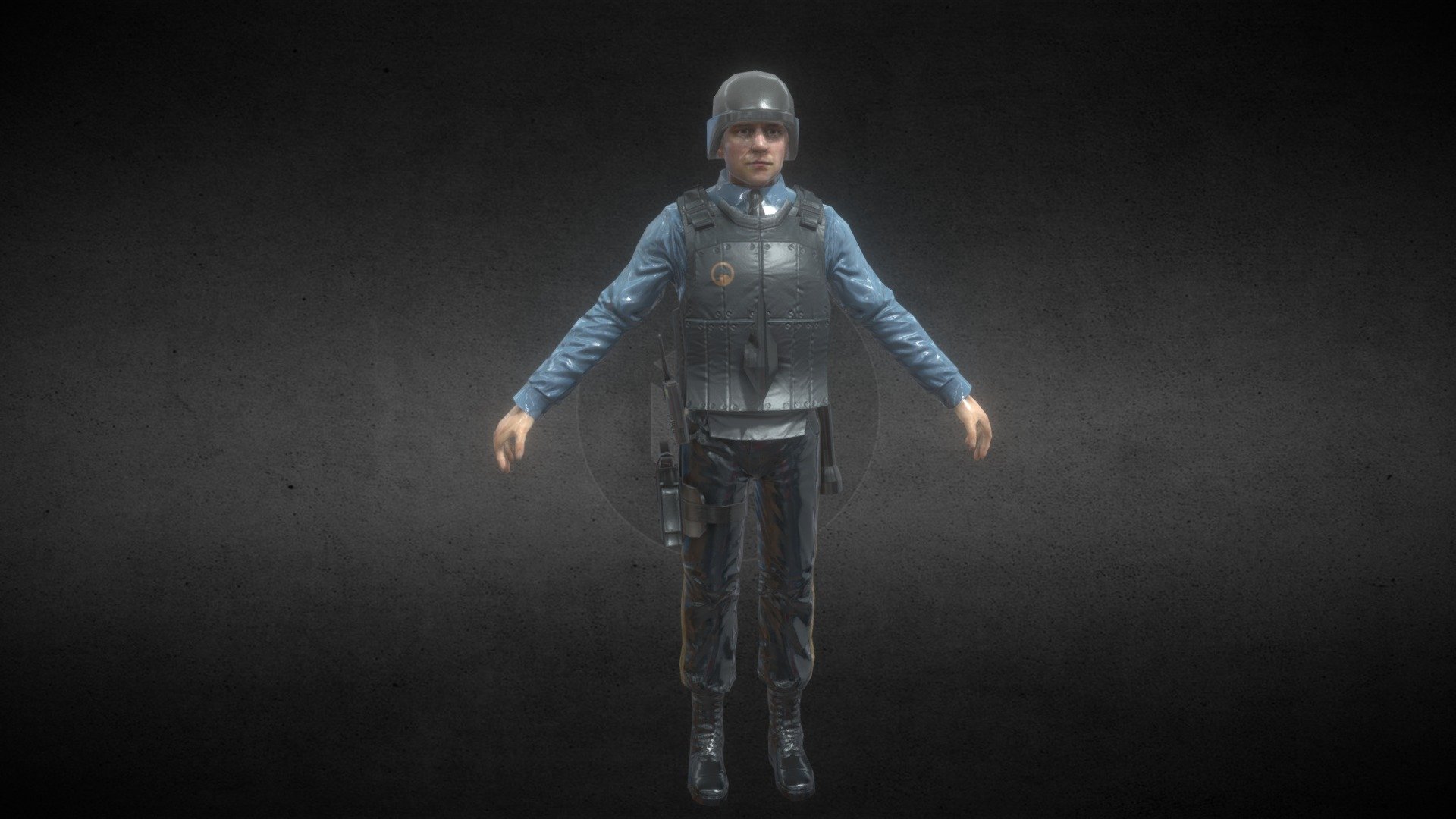 Security guard - Download Free 3D model by photon (that one larry ...