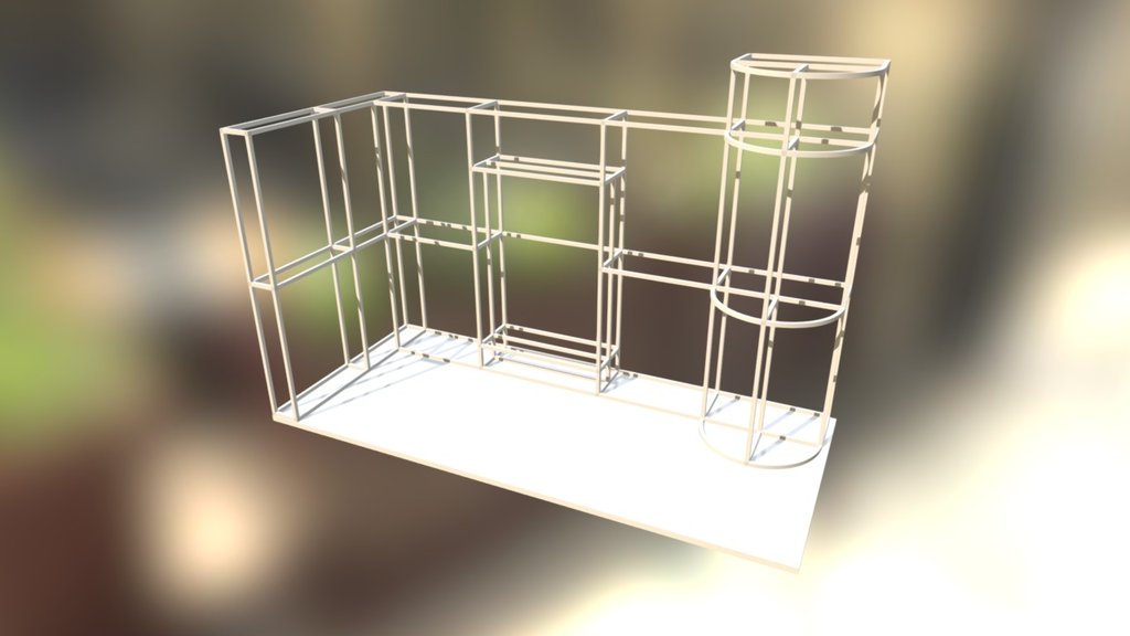 4m x 3m Wireframe - 3D model by T3 Tecna UK (@colin-tecna) [f83ed9d ...