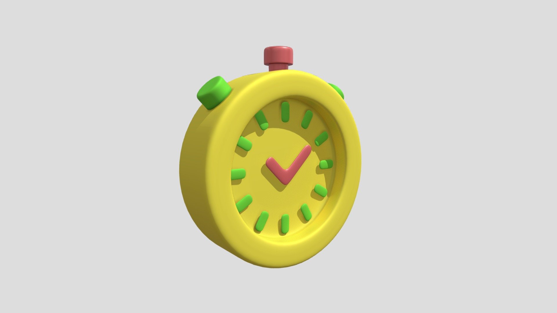 Clock Cartoon - Download Free 3D model by franarnaut [f83ee7f] - Sketchfab