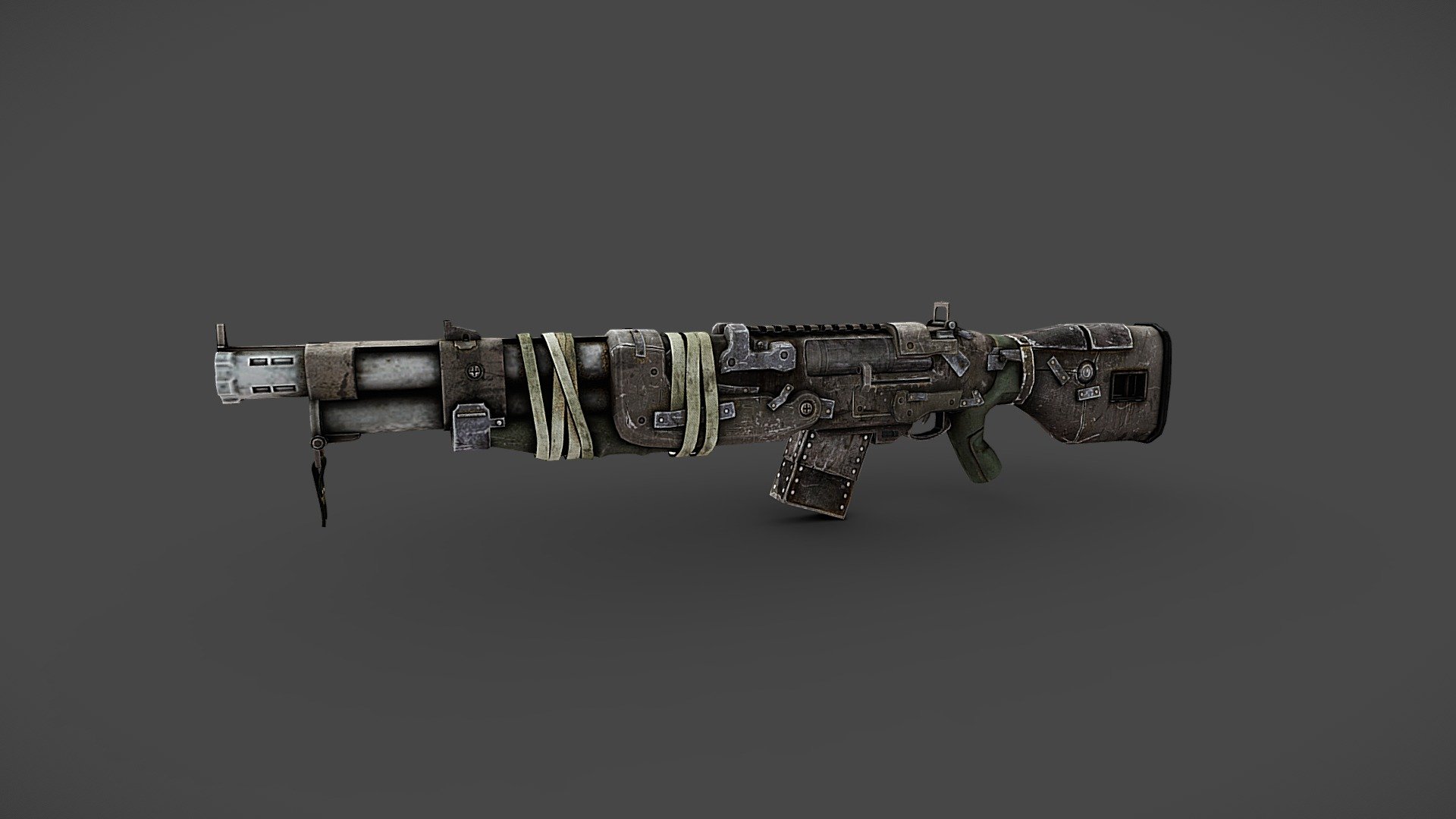Maurader burst rifle - 3D model by Stromberg90 [f83f0ec] - Sketchfab