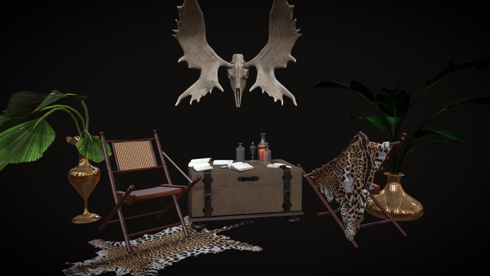 1825: Tropical Colonial Prop Set - 3D model by naomimoore [f83fa9c ...