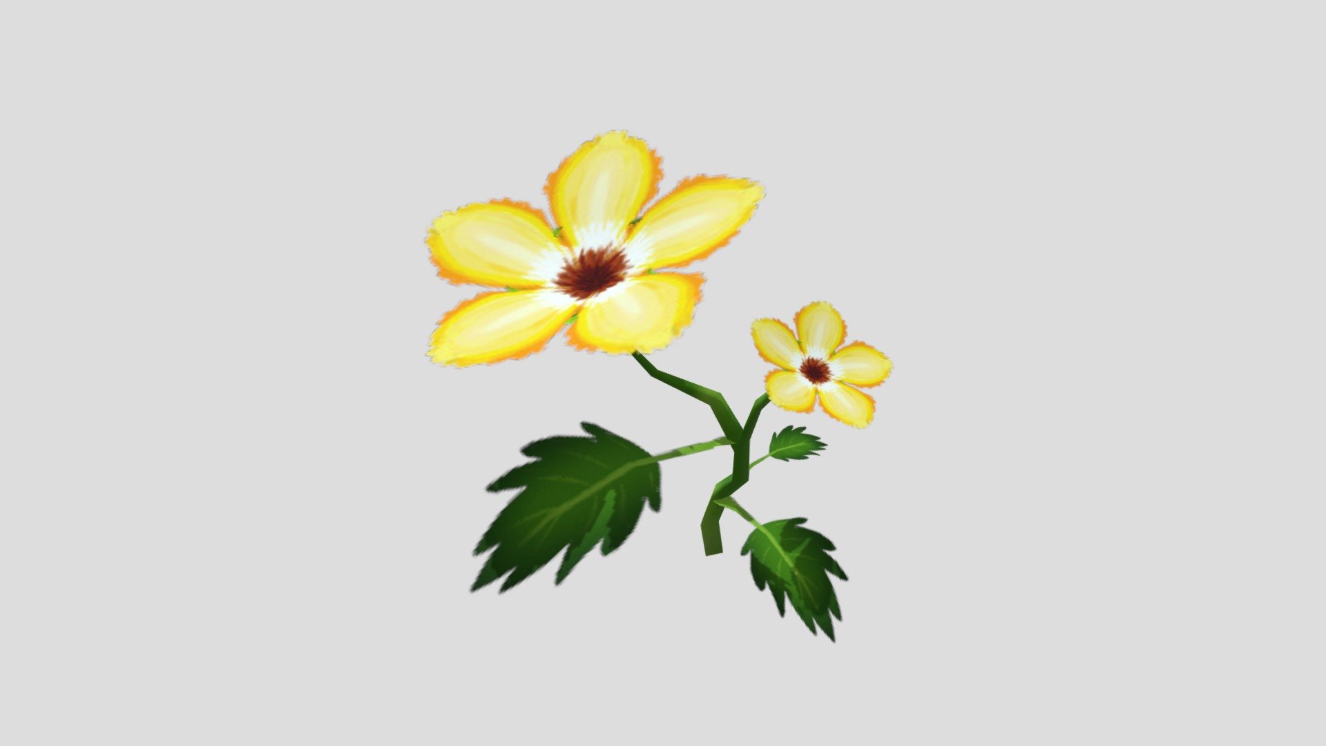 Simple stylized flower - 3D model by Kutapira_RiskyDreamer [f8419ab ...