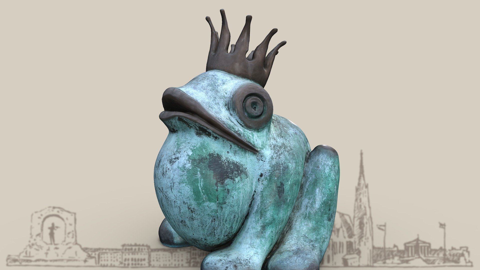 Froschkönig - Download Free 3D model by noe-3d.at (@www.noe-3d.at ...