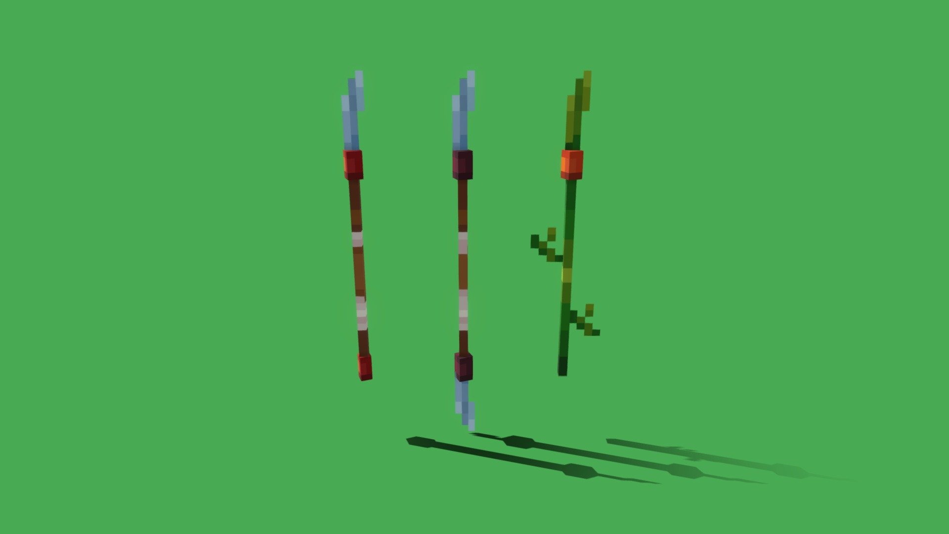 Spear pack - 3D model by happydev (@homeless_dev) [f842a3d] - Sketchfab