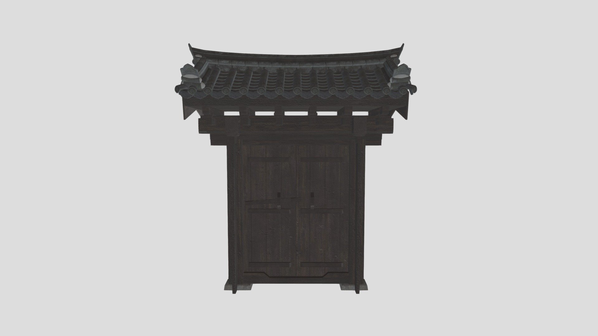 KCISA-House of Changwon_Small Gate - Download Free 3D model by Korea ...