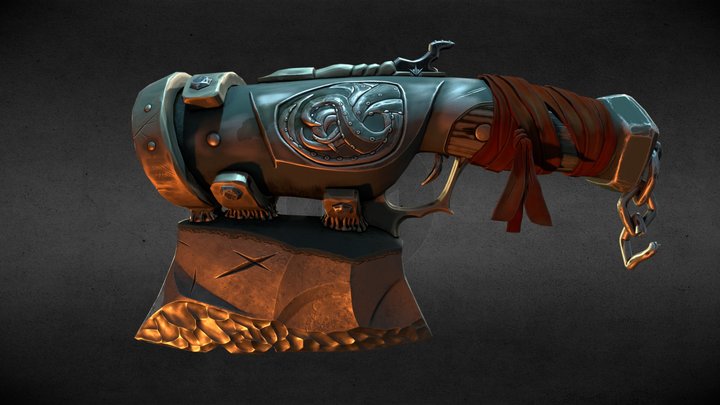 Stylized-gun 3D models - Sketchfab