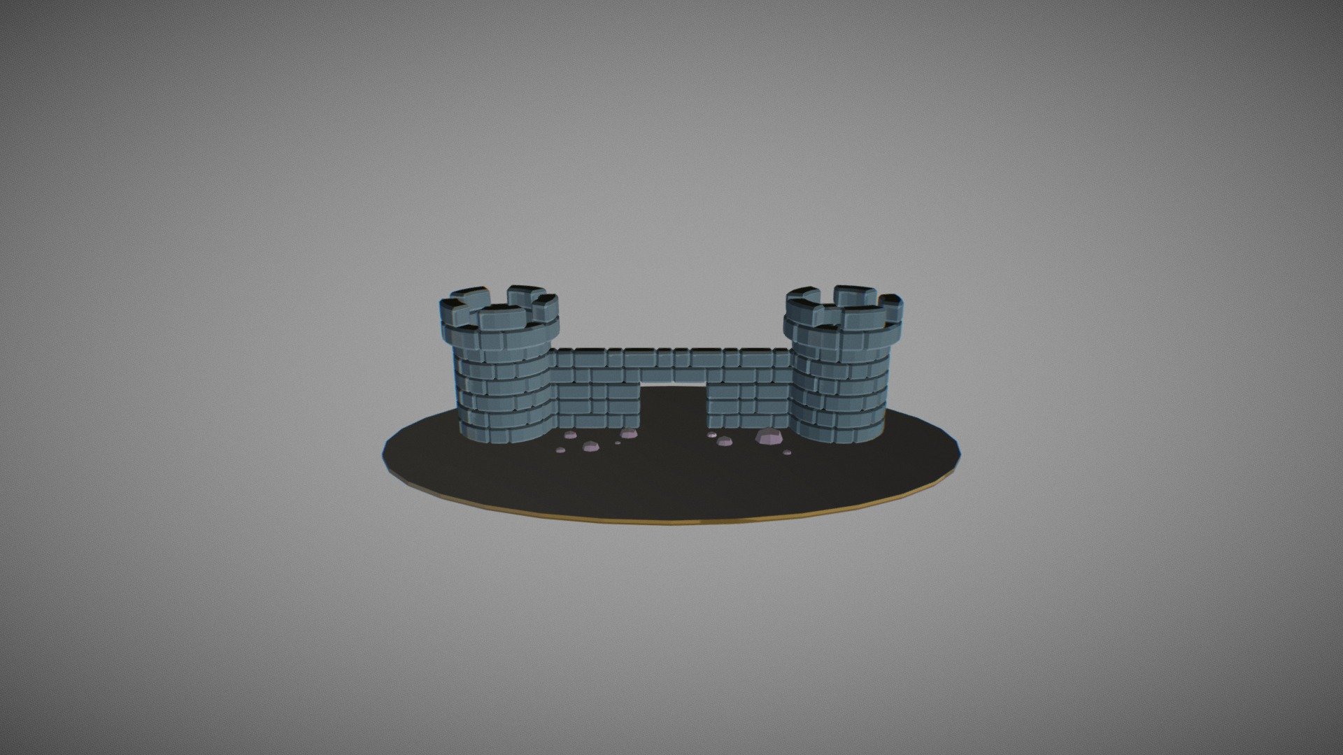 Castillo - 3D model by BernardoH [f845616] - Sketchfab