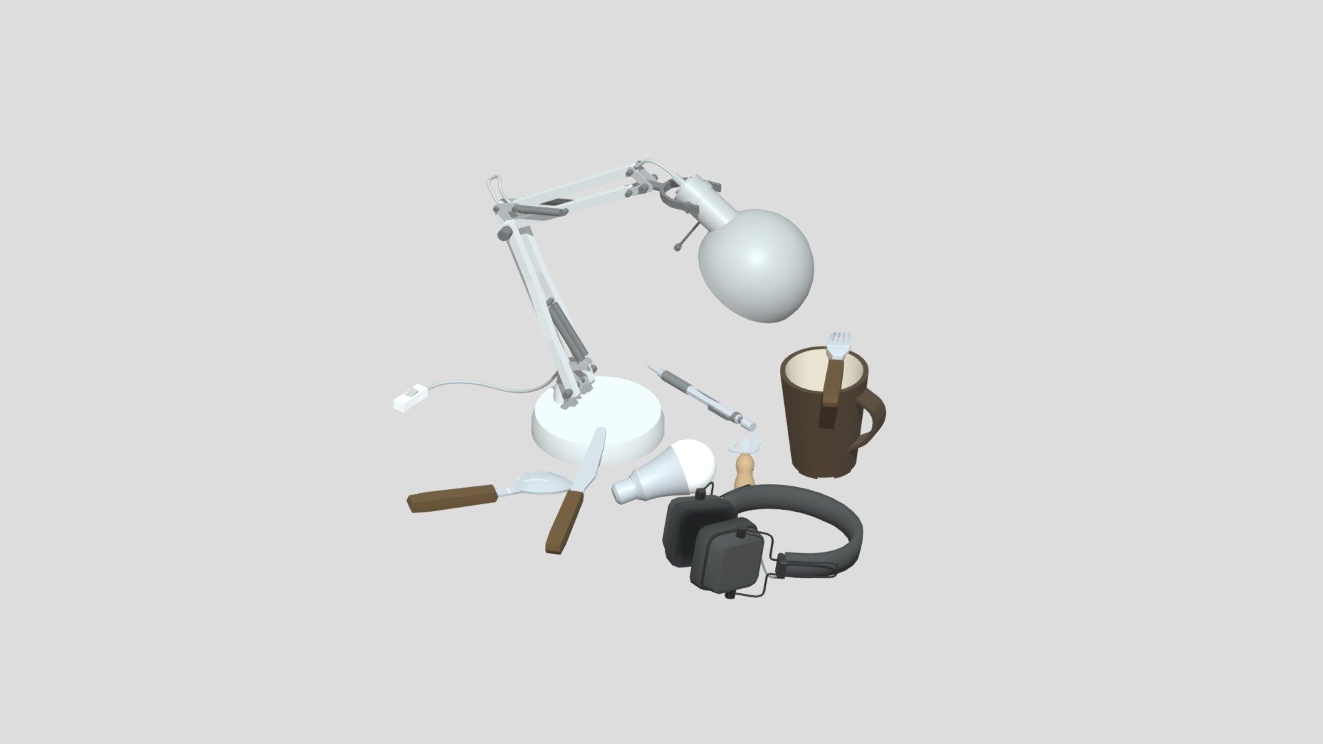 Painting drafts 1 - Download Free 3D model by denixo [f847f90] - Sketchfab