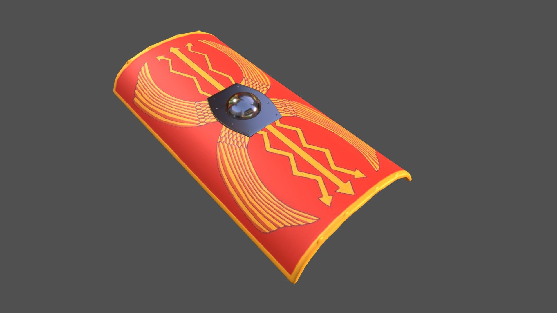 Roman Shield - 3D model by PinguinoCulino [f849ab3] - Sketchfab