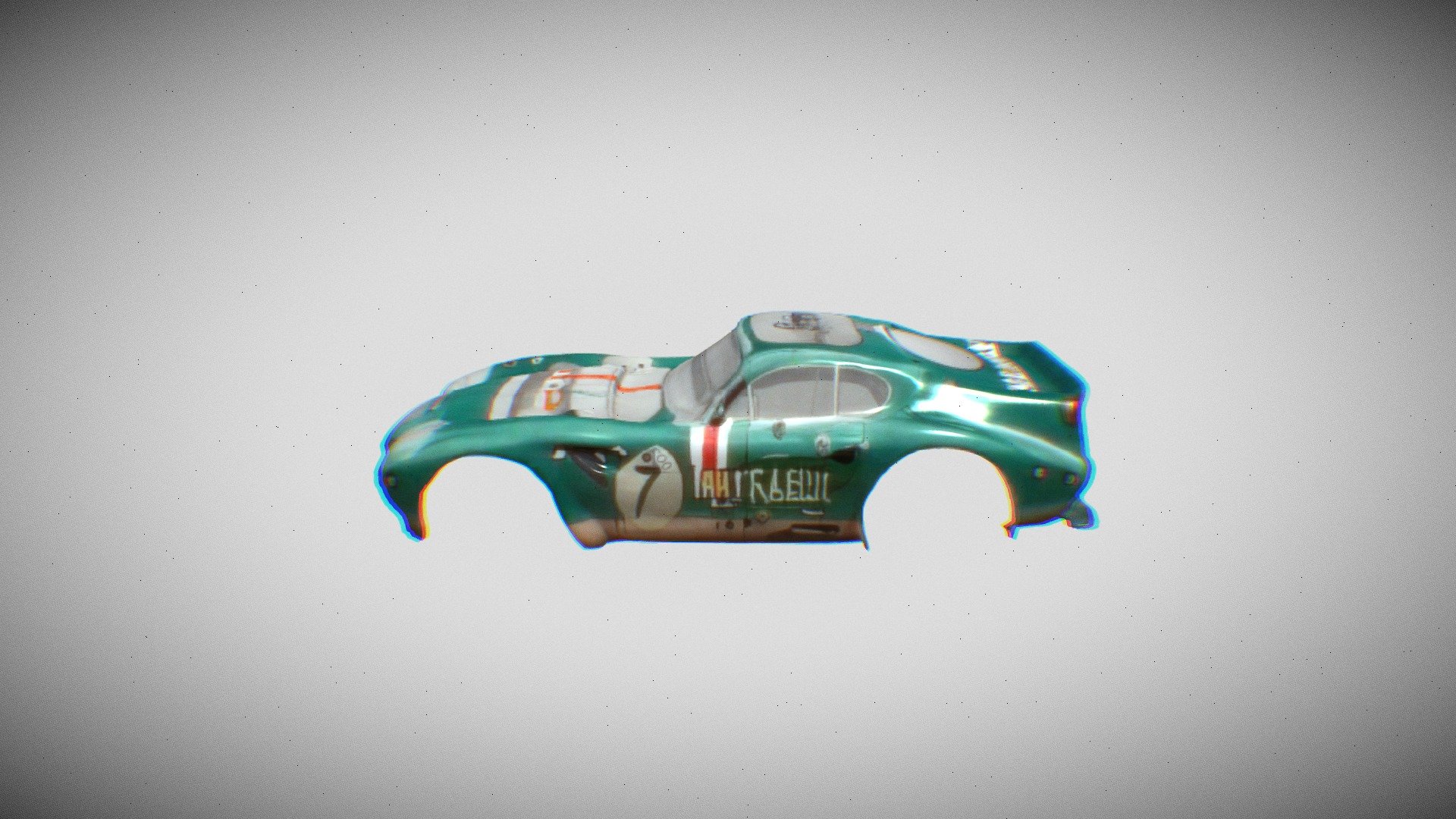 Retro Racing Machine empty shell - 3D model by alanallday79 [f84a3a7 ...