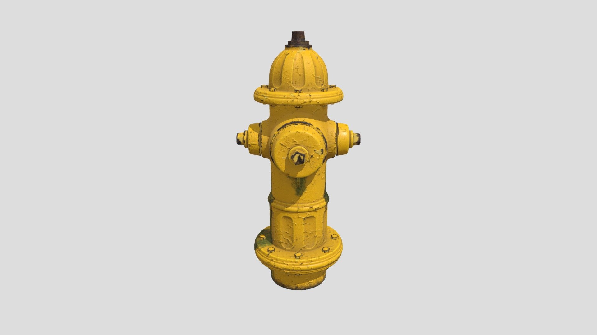 The old yellow hydrant - Download Free 3D model by Sevryukov Dmitriy ...