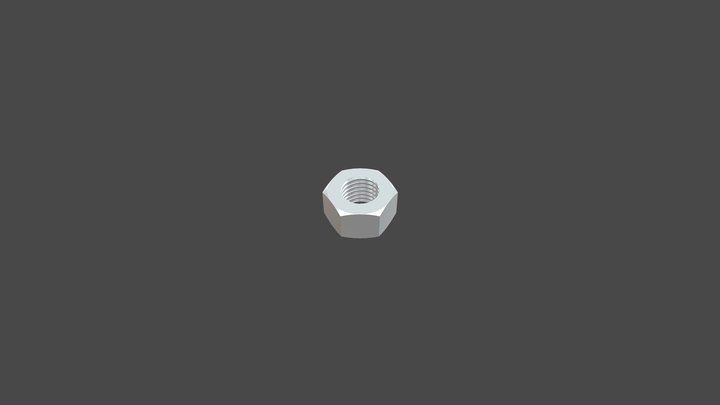 Hexagon-nut 3D models - Sketchfab