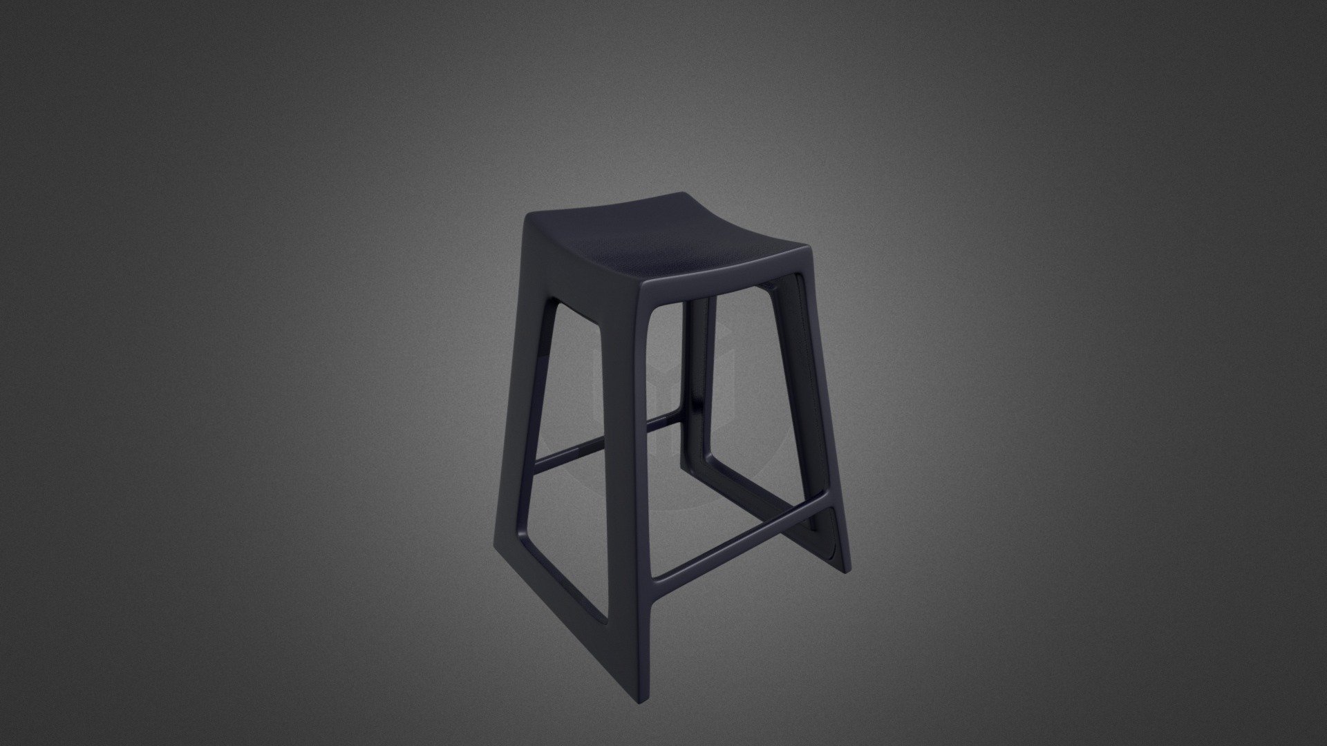 Bar stool "Aura" inspired by Stable Diffusion - Download Free 3D model ...