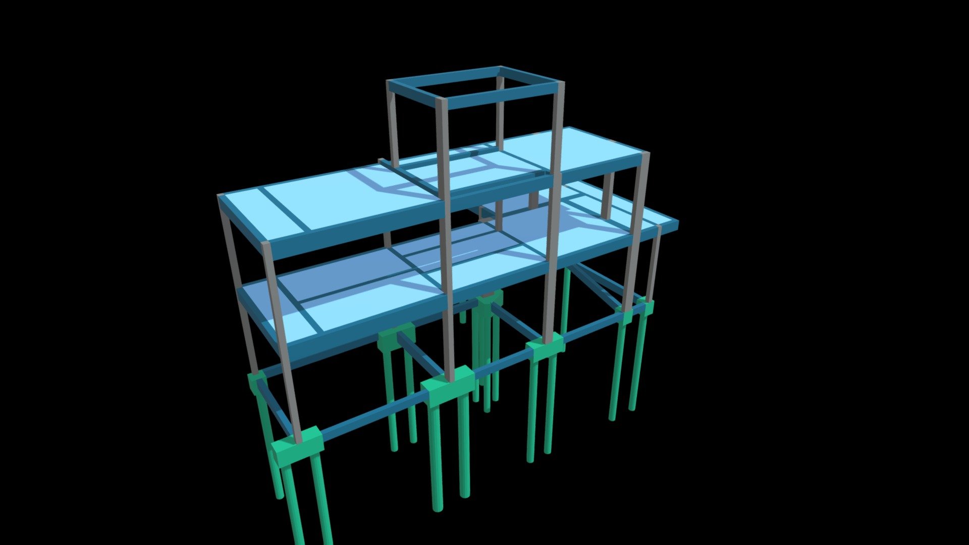 3D - Projeto Est_ R01 12-11-23 - 3D model by iNovaBIM Engenharia (@inovabim) [f84cf70] - Sketchfab