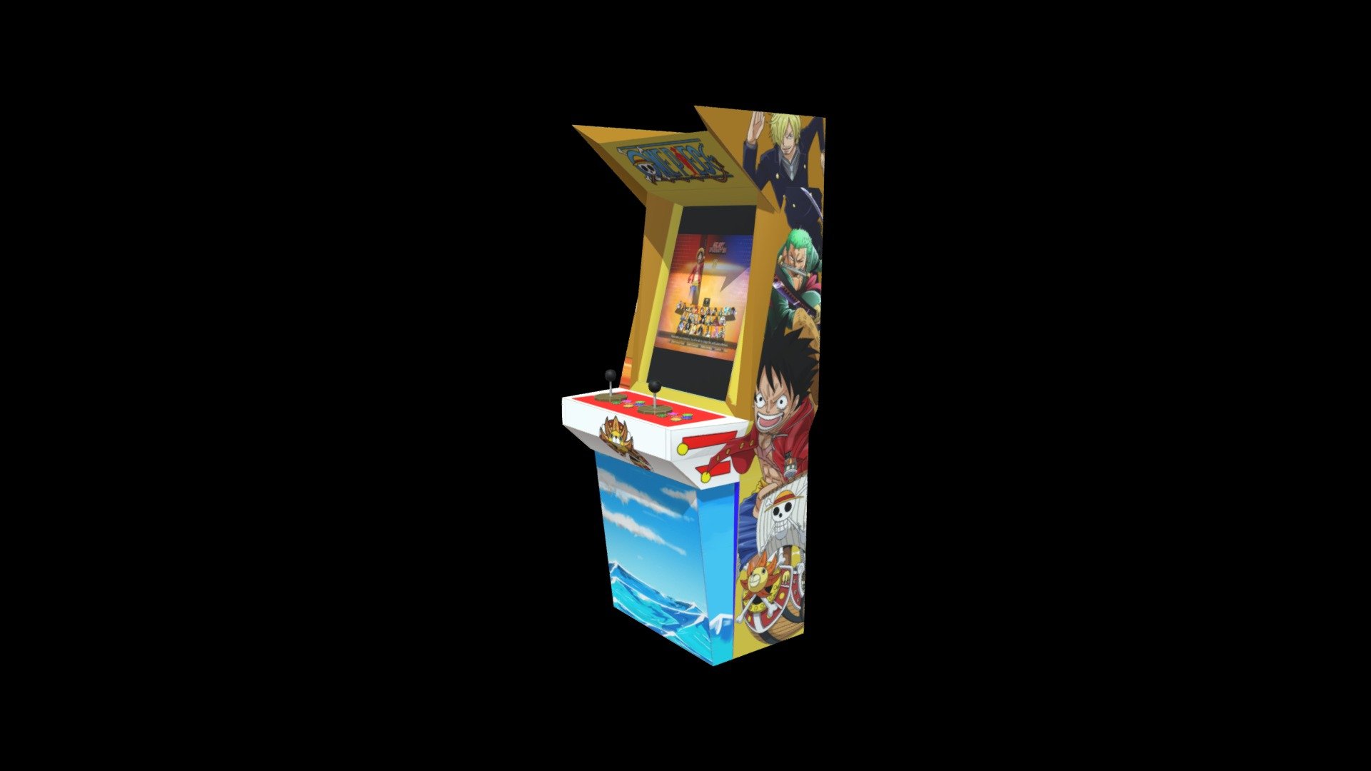 ONE PiECE arcade - 3D model by Rukasu Loenhorst (@Rukasu9pro) [f84e2cc ...