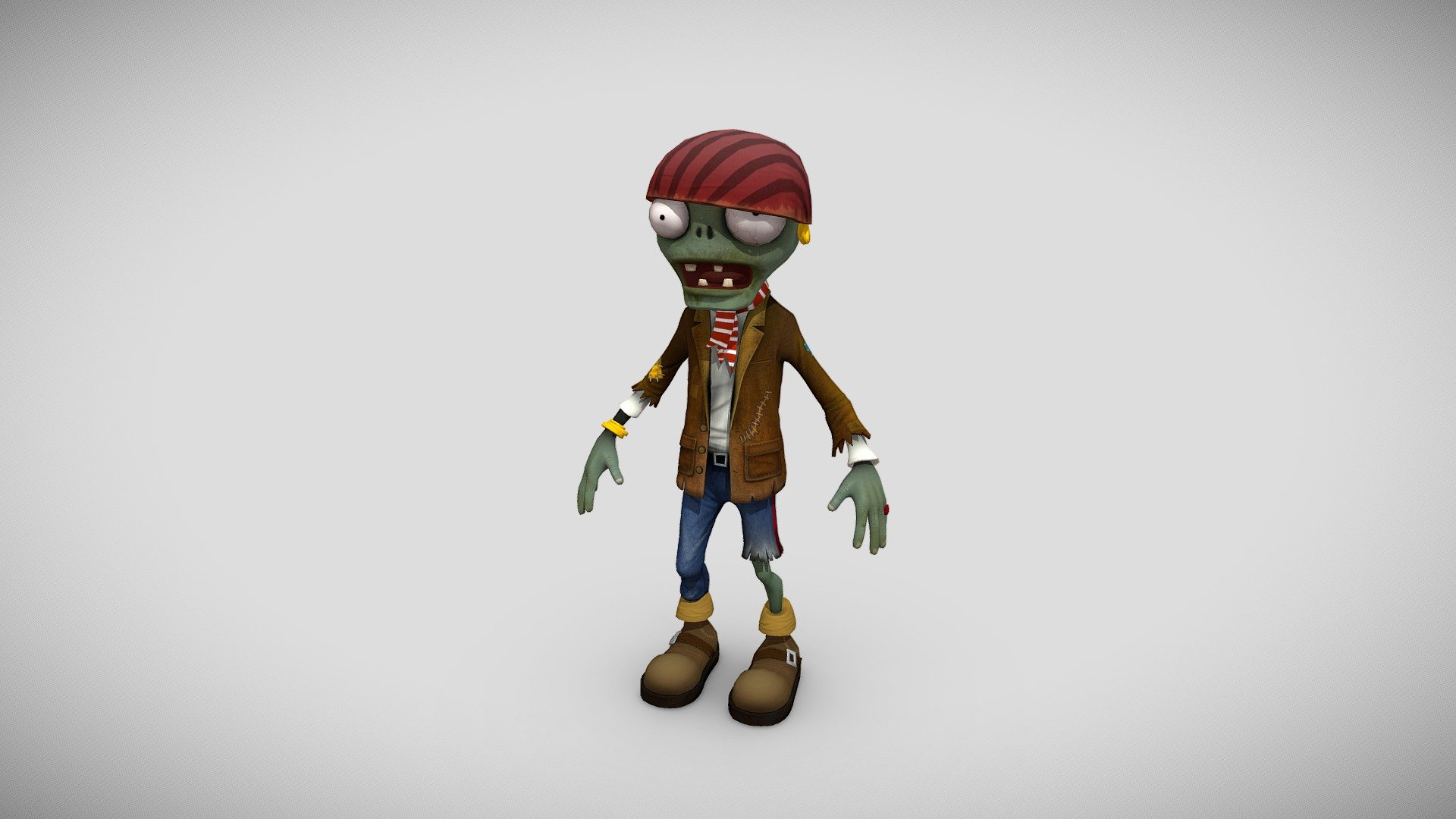 Zombie Pirate - PVZ Garden Warfare - Download Free 3D model by Nazar ...
